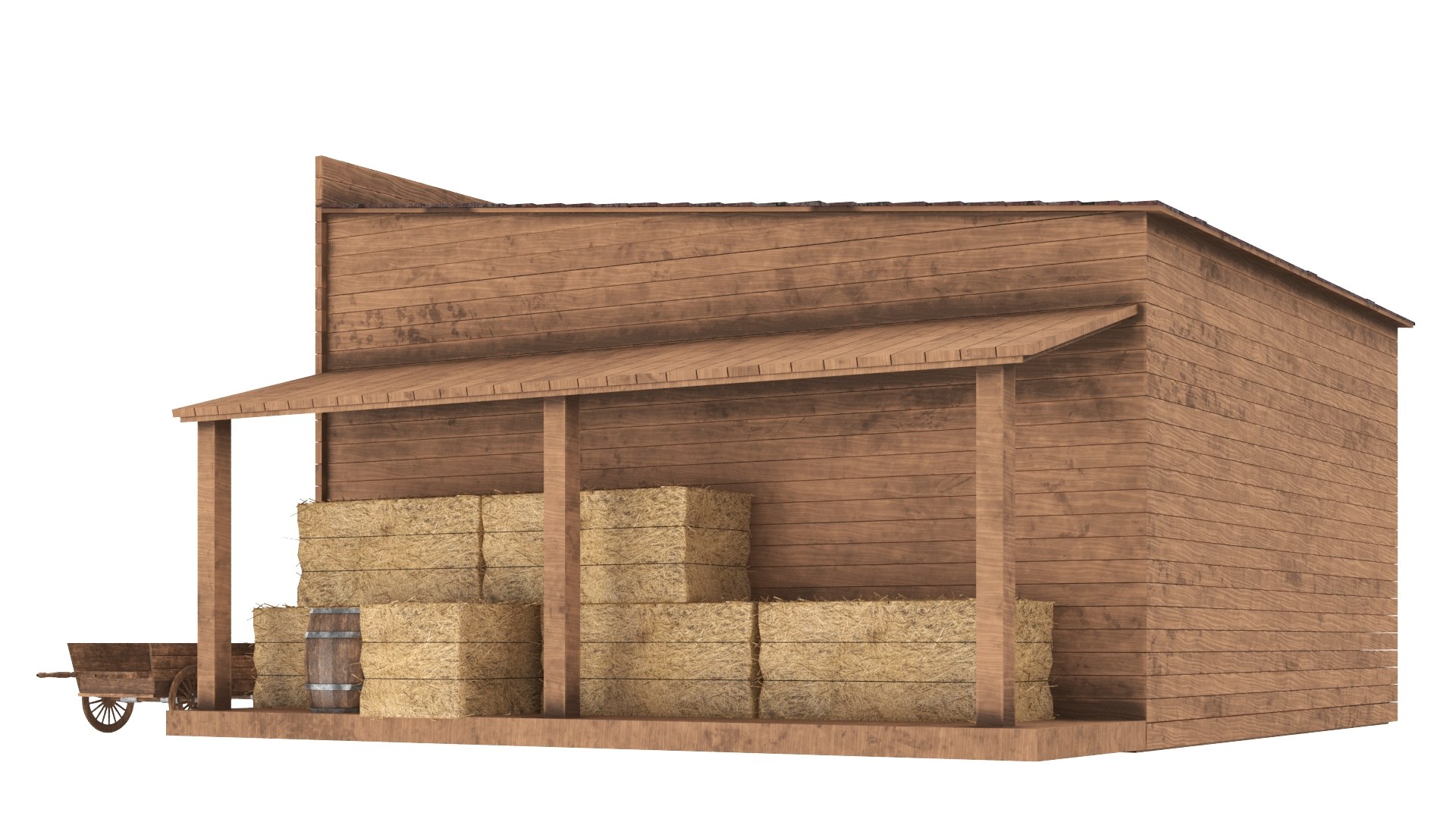 Western Stable Model - TurboSquid 1465898