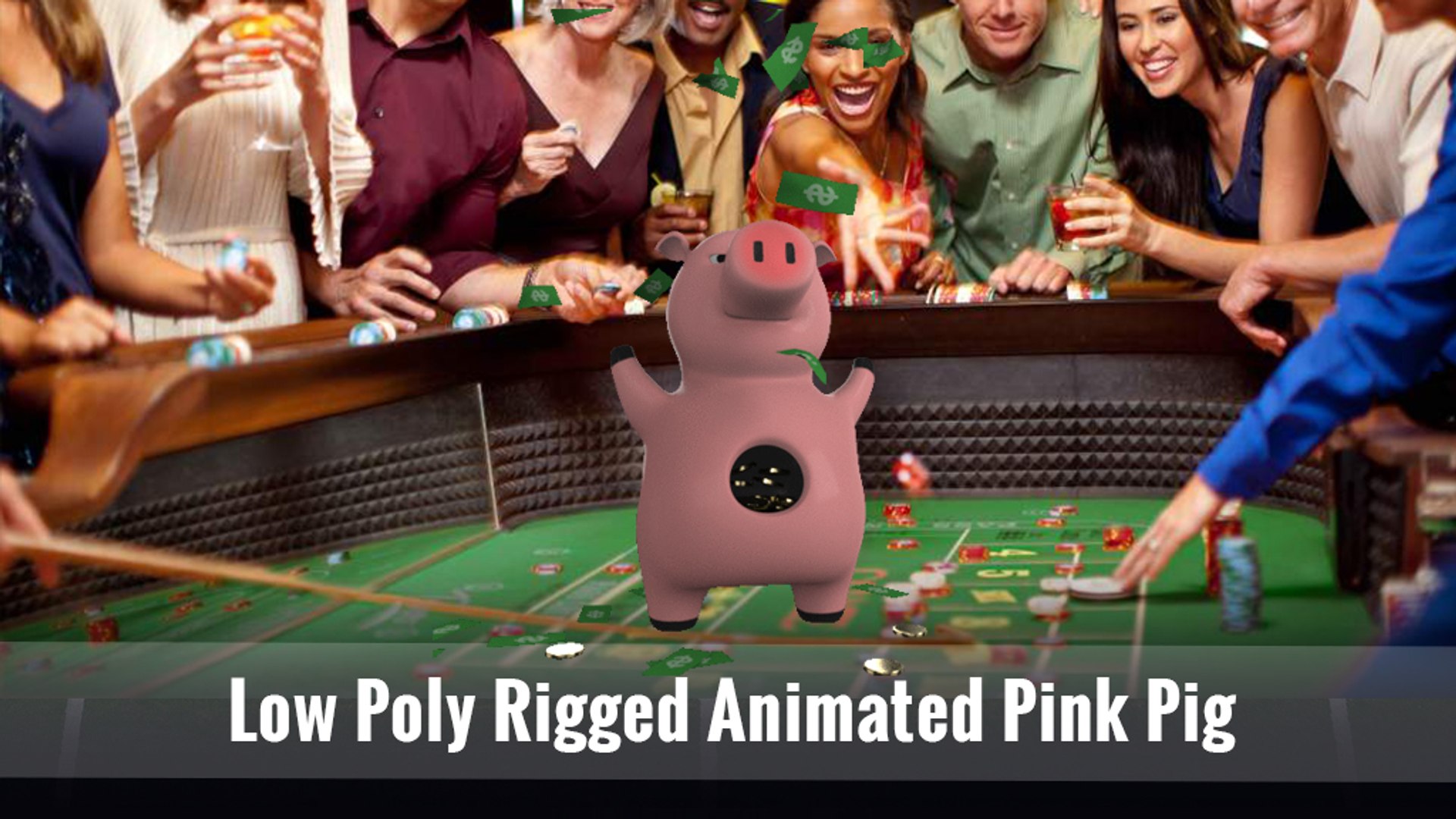 Pink animations model - TurboSquid 1597260