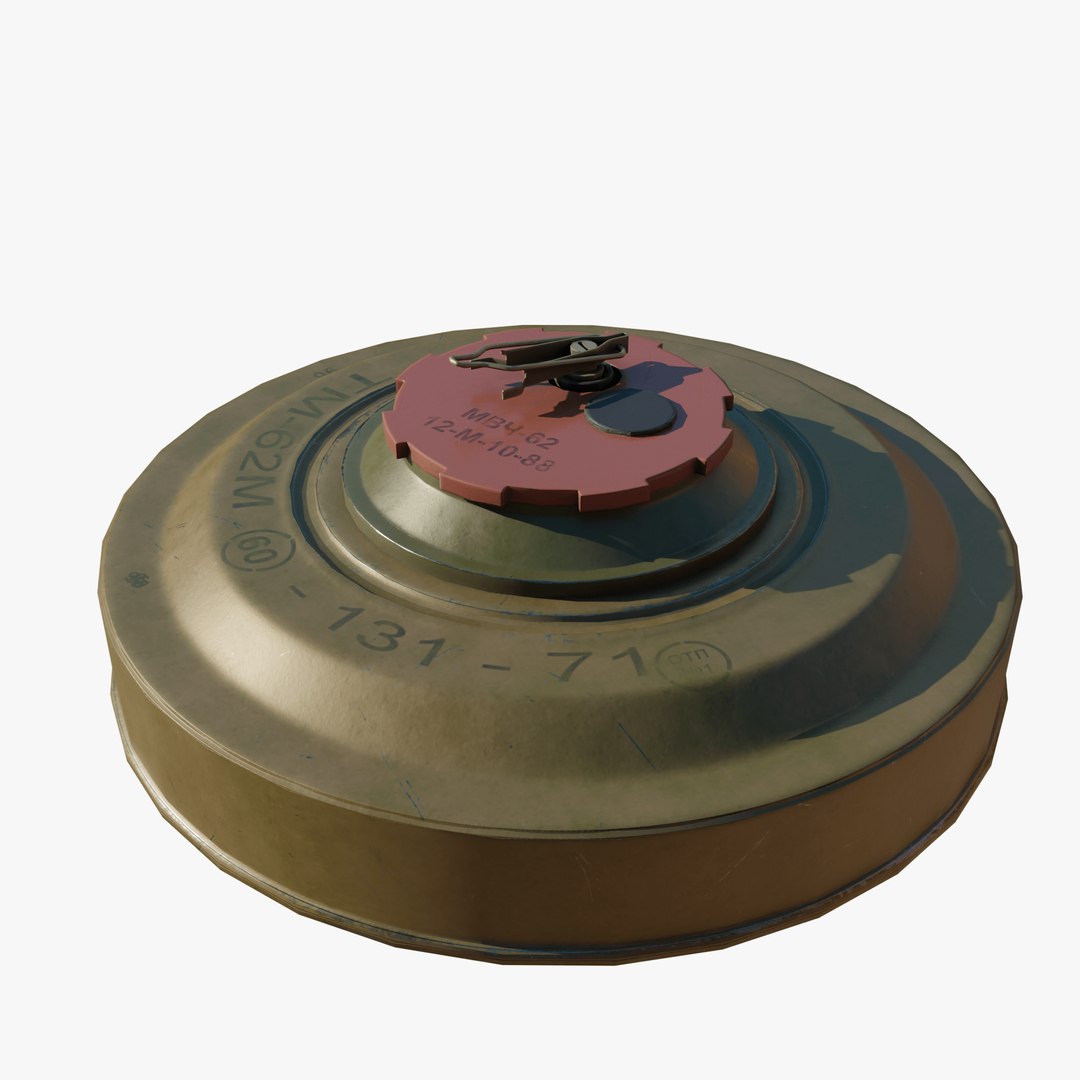 Mine TM-62M 3D model - TurboSquid 2085533