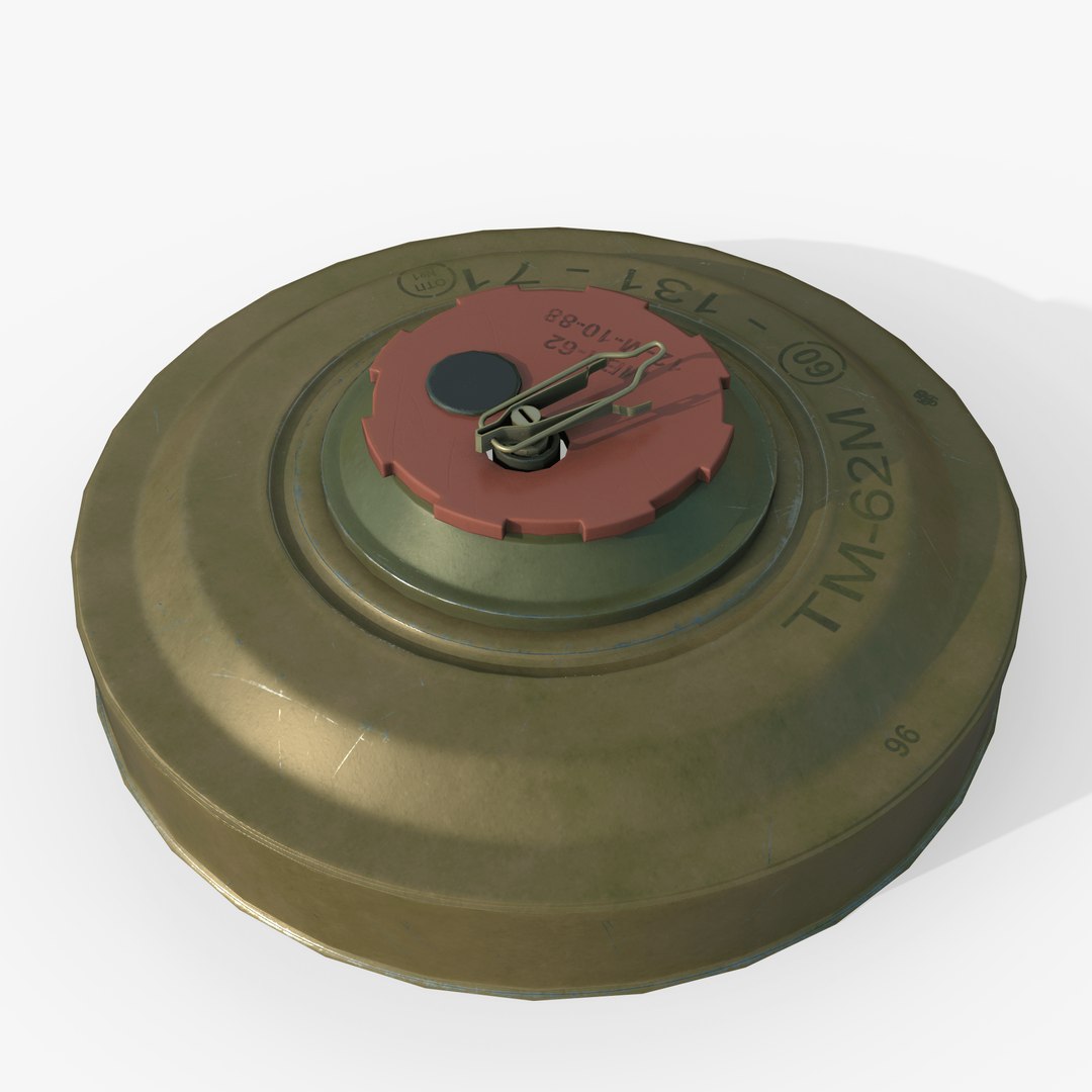 Mine TM-62M 3D model - TurboSquid 2085533