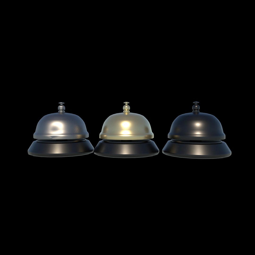Call Bells Low-poly 3D Model 3D Model - TurboSquid 2334126
