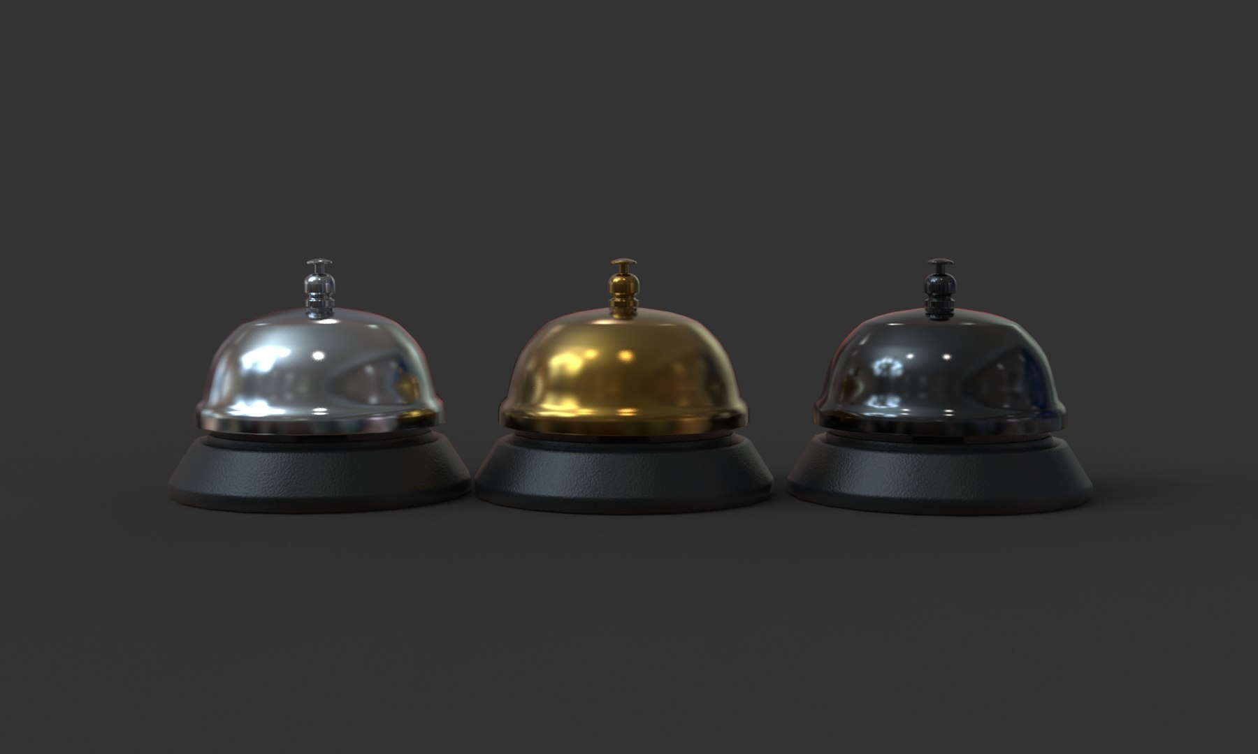 Call Bells Low-poly 3D Model 3D Model - TurboSquid 2334126