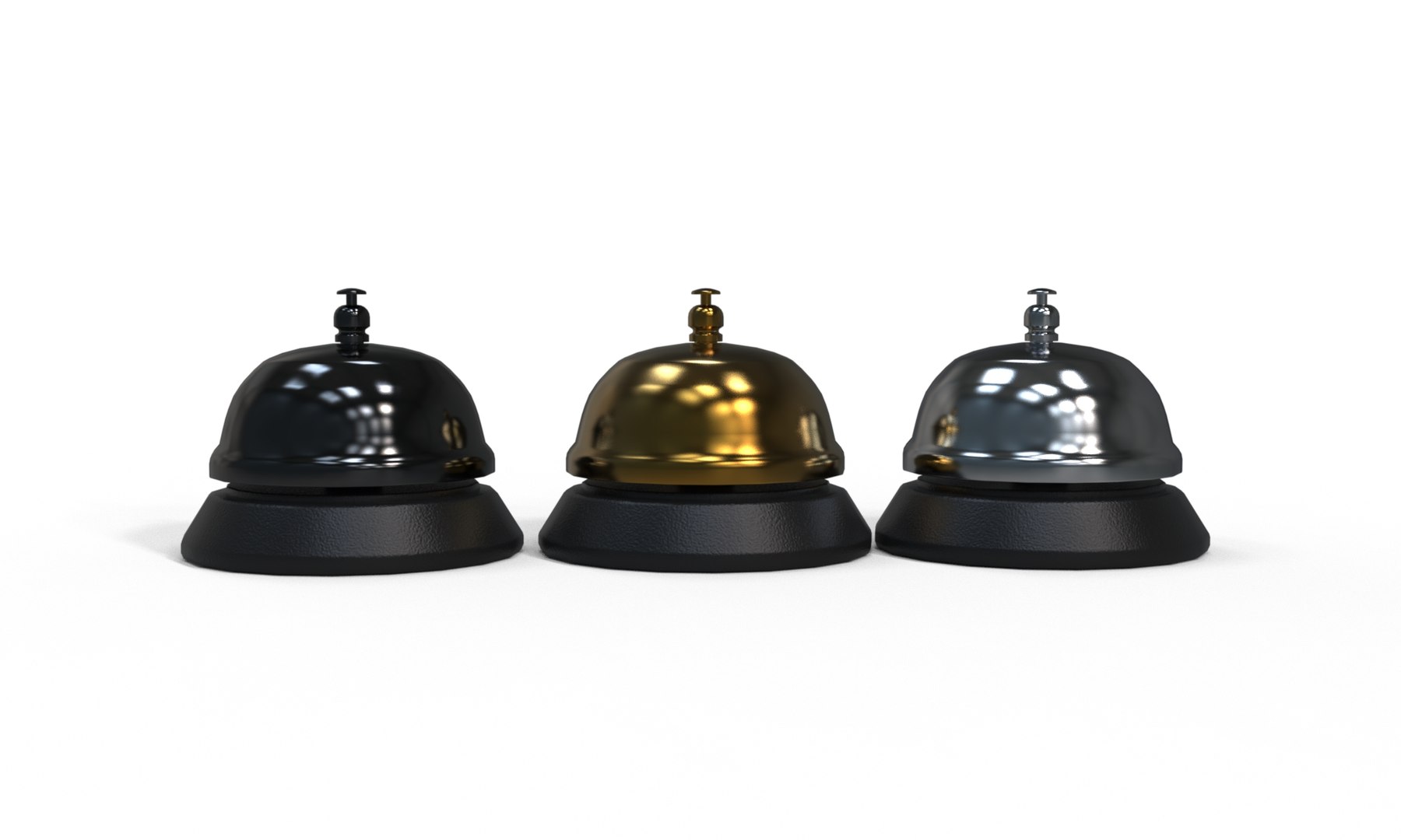Call Bells Low-poly 3D Model 3D Model - TurboSquid 2334126