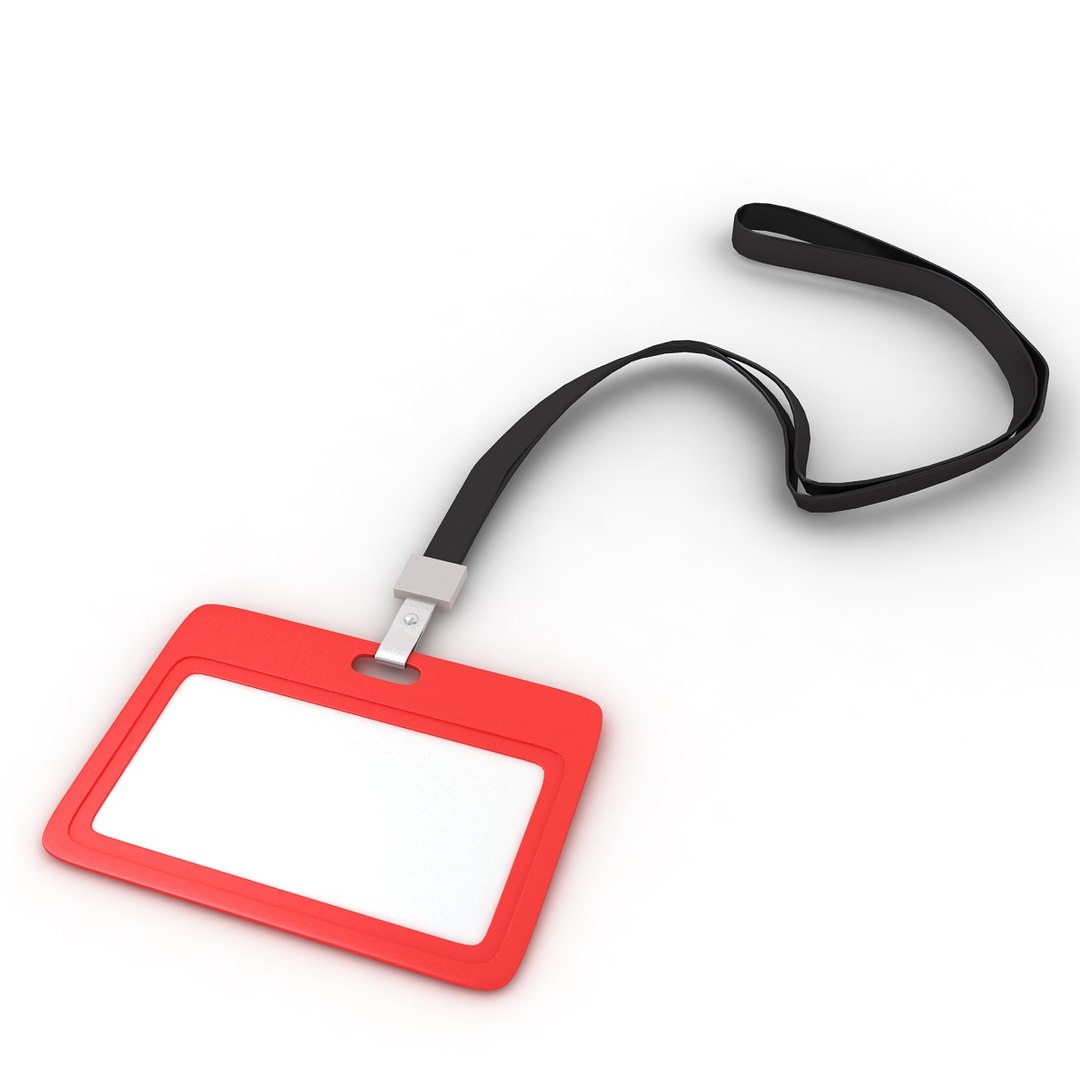 ID Badge 3D Model - TurboSquid 2006535