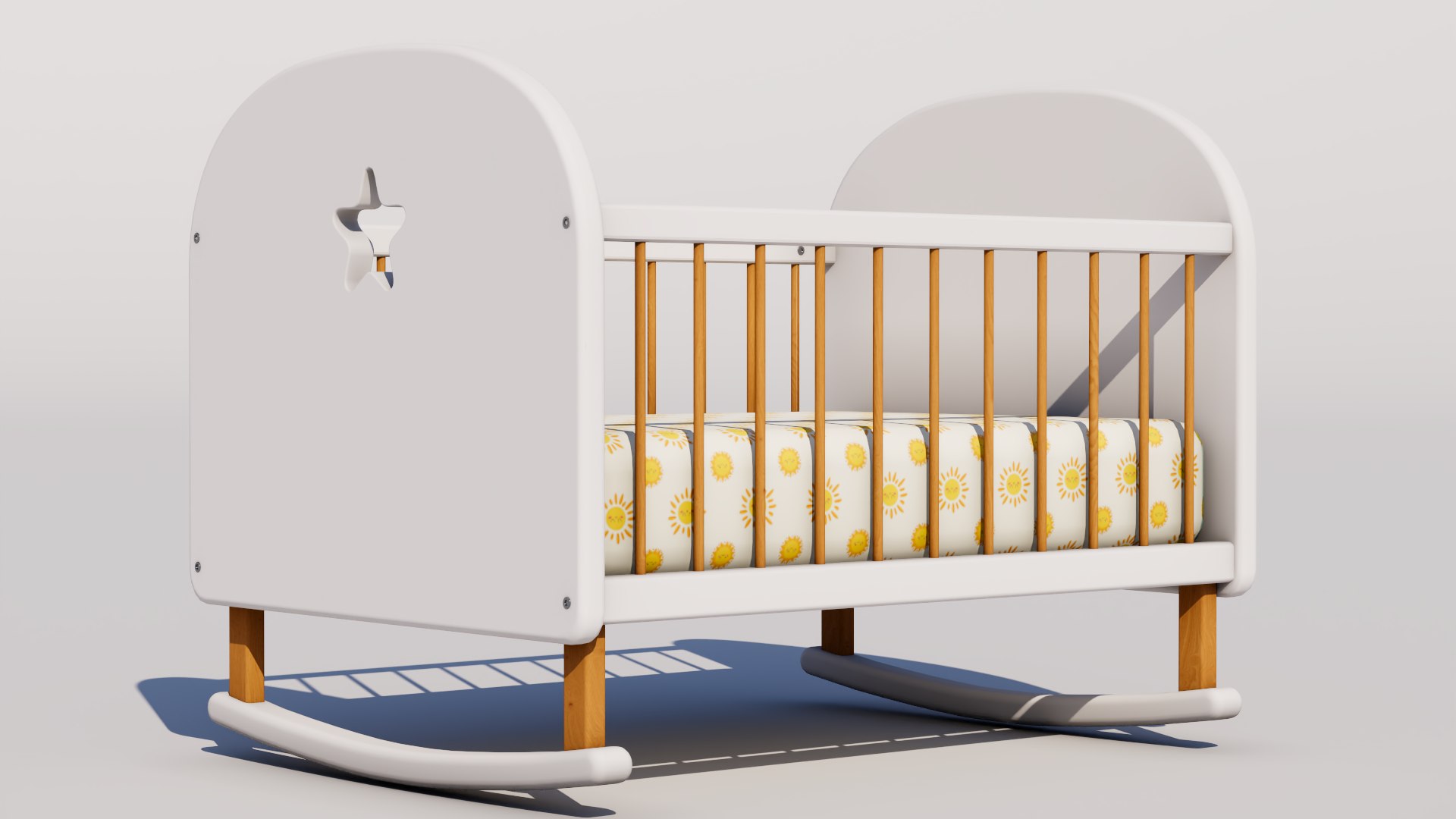 3D Baby Bed - TurboSquid 2471282