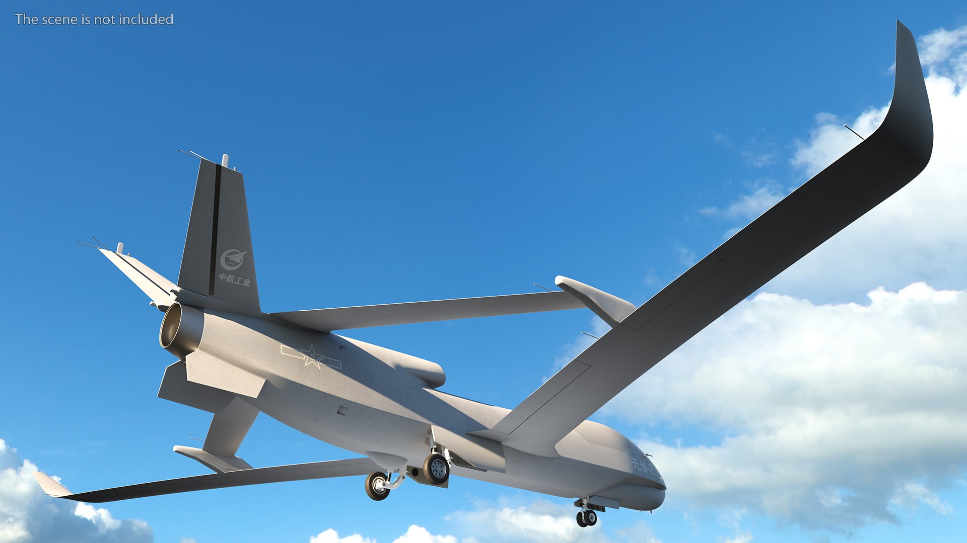 Chengdu Xianglong WZ7 UAV 3D - TurboSquid 1882209