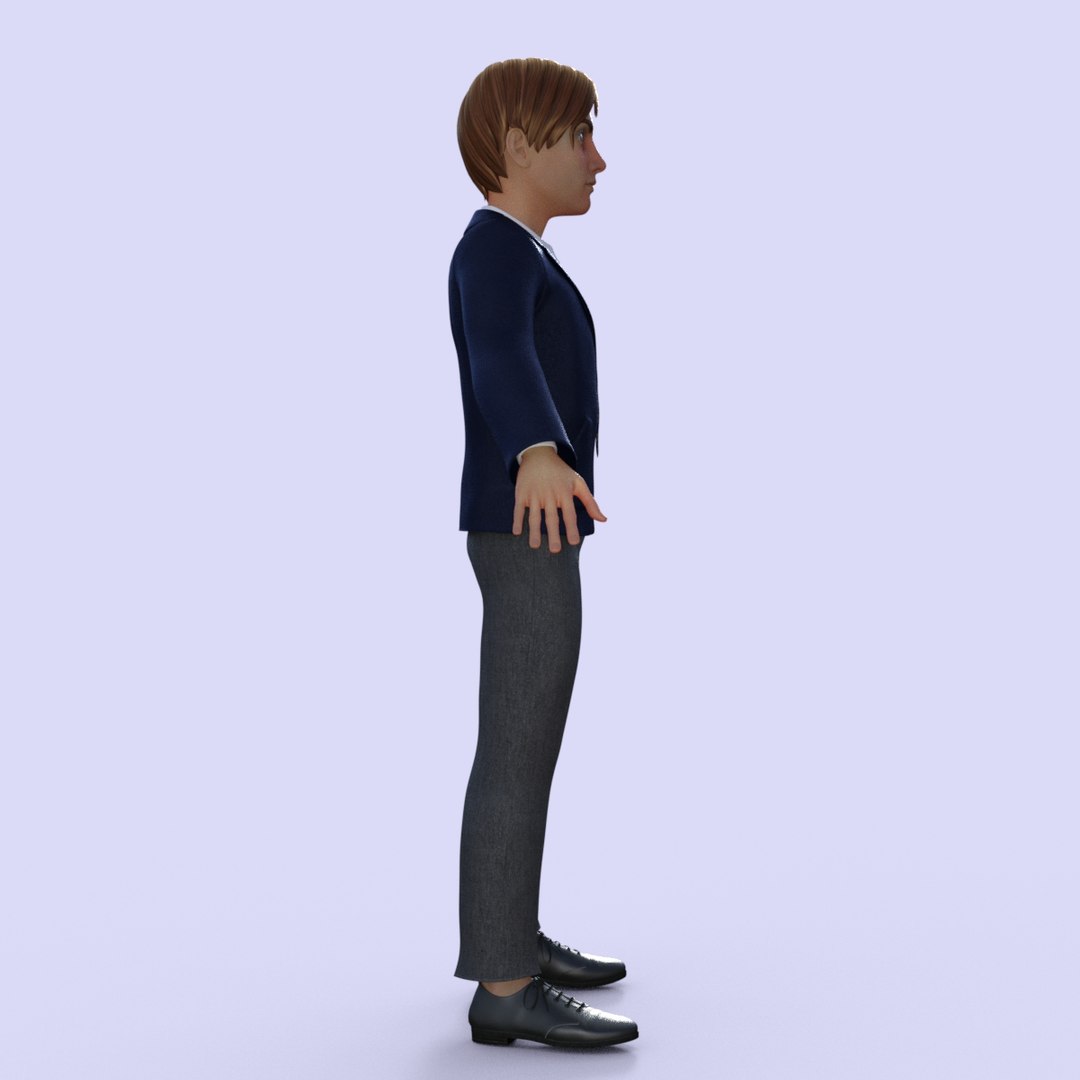 High School Student Boy Model - TurboSquid 2097844