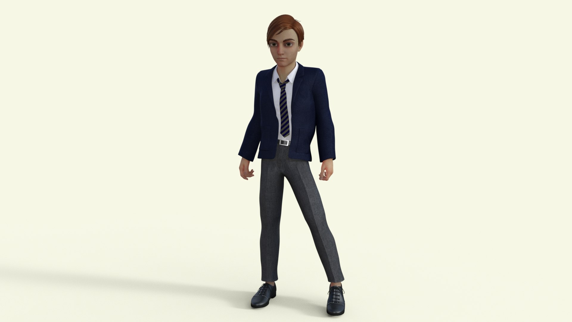 High School Student Boy Model - TurboSquid 2097844