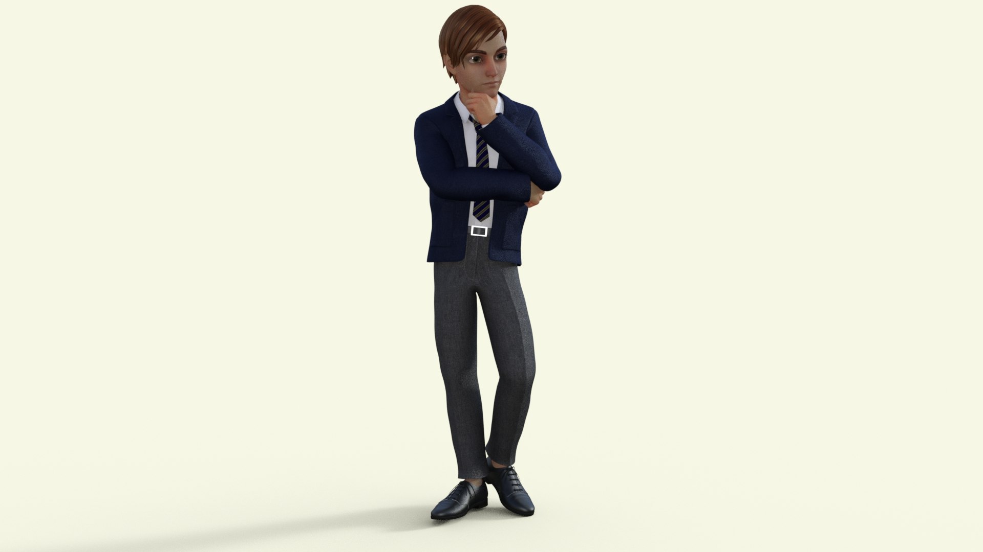 High School Student Boy model - TurboSquid 2097844