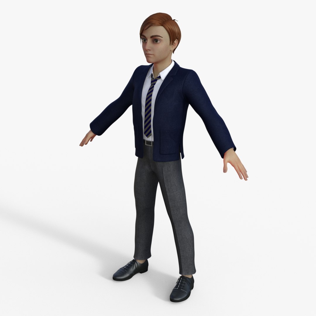 High School Student Boy model - TurboSquid 2097844