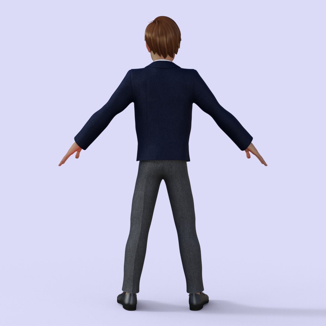 High School Student Boy Model - TurboSquid 2097844