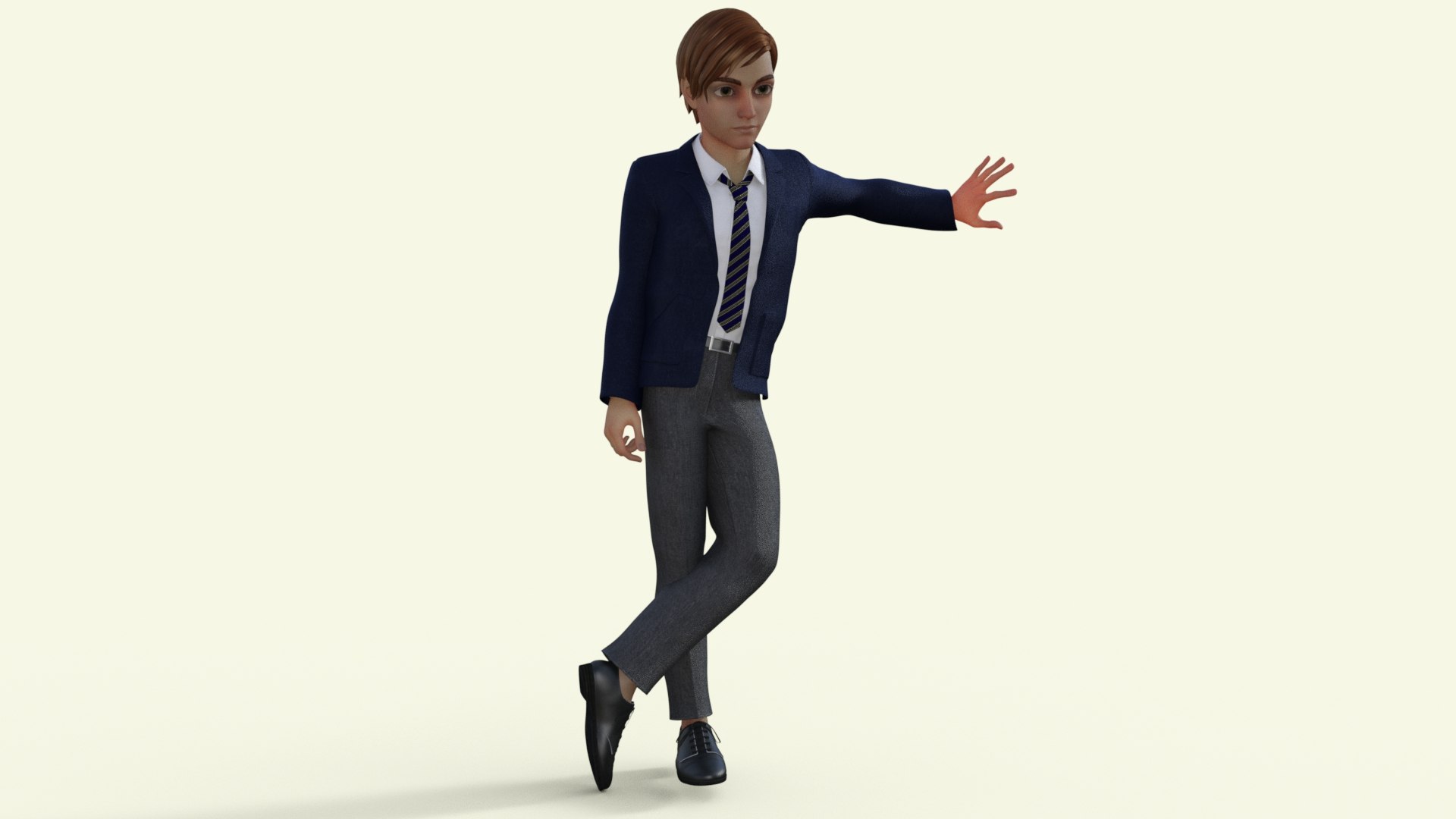 High School Student Boy Model - TurboSquid 2097844
