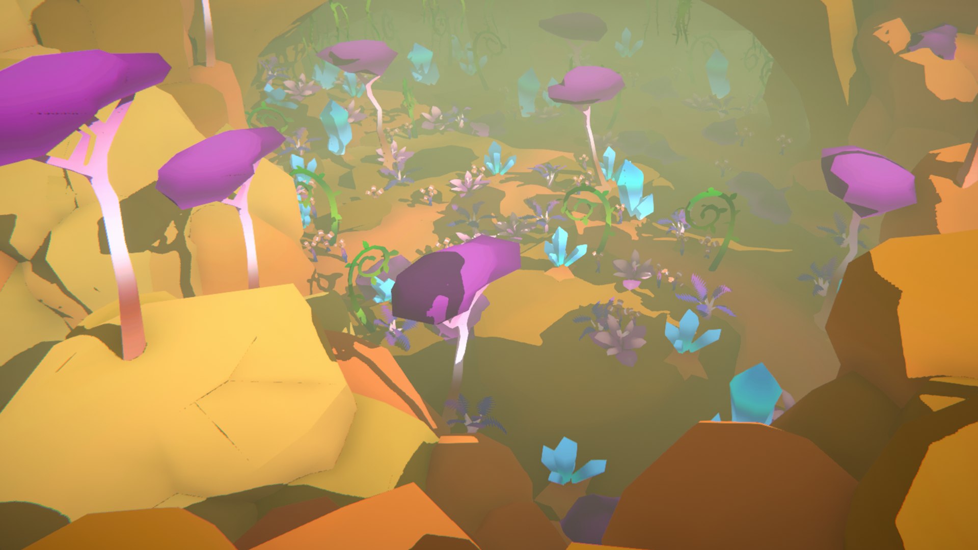 Free 3D Polygonal Alien Cave Nature Asset Package - TurboSquid 2291805
