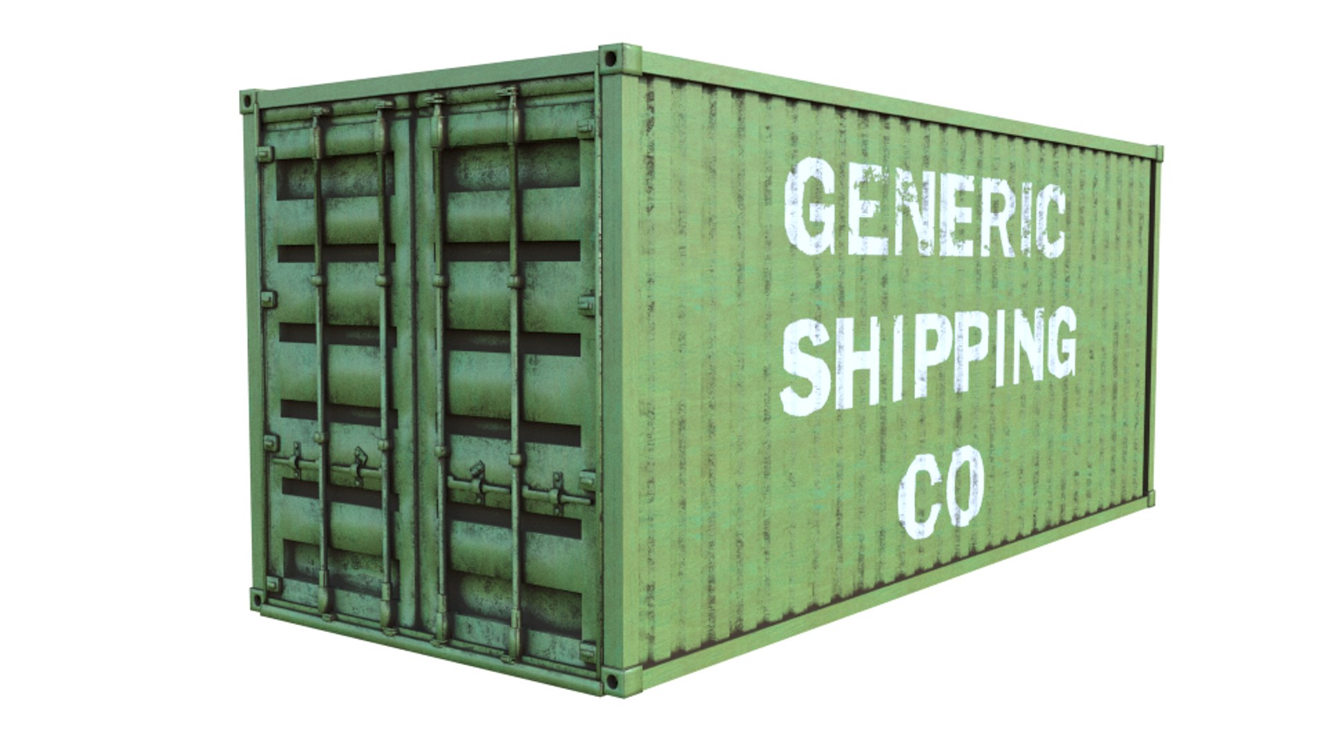 Shipping Container 3d 3ds