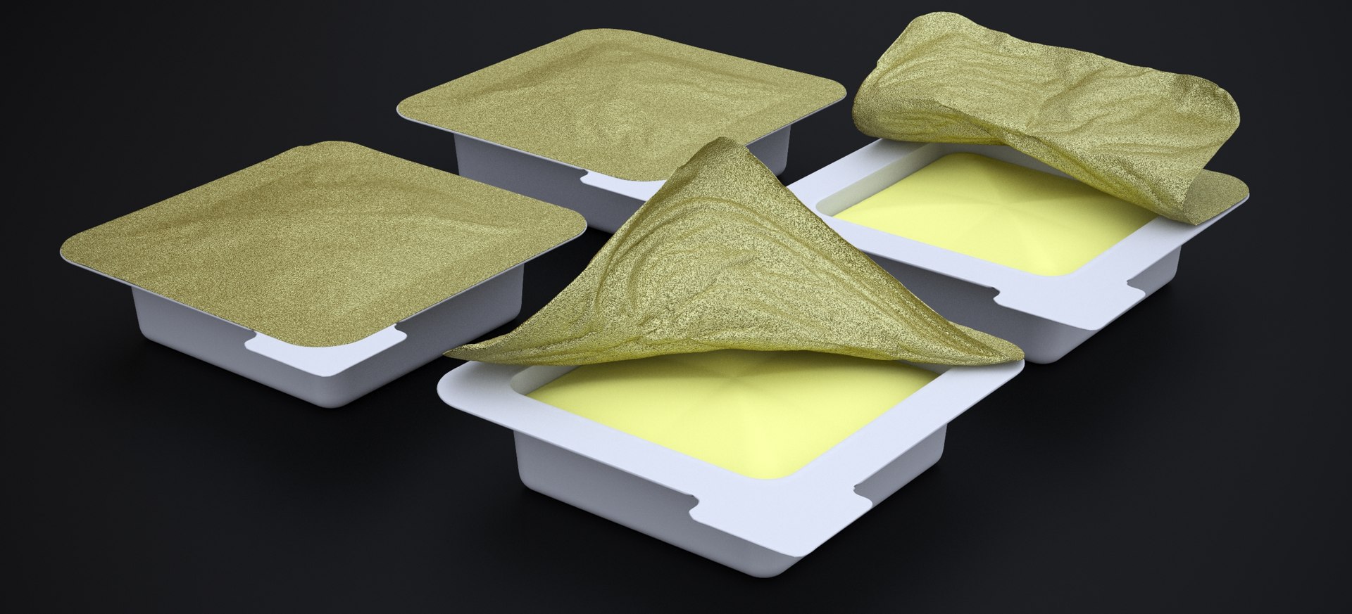 BUTTER SINGLE SERVE PACKAGE 2024 3D - TurboSquid 2239854