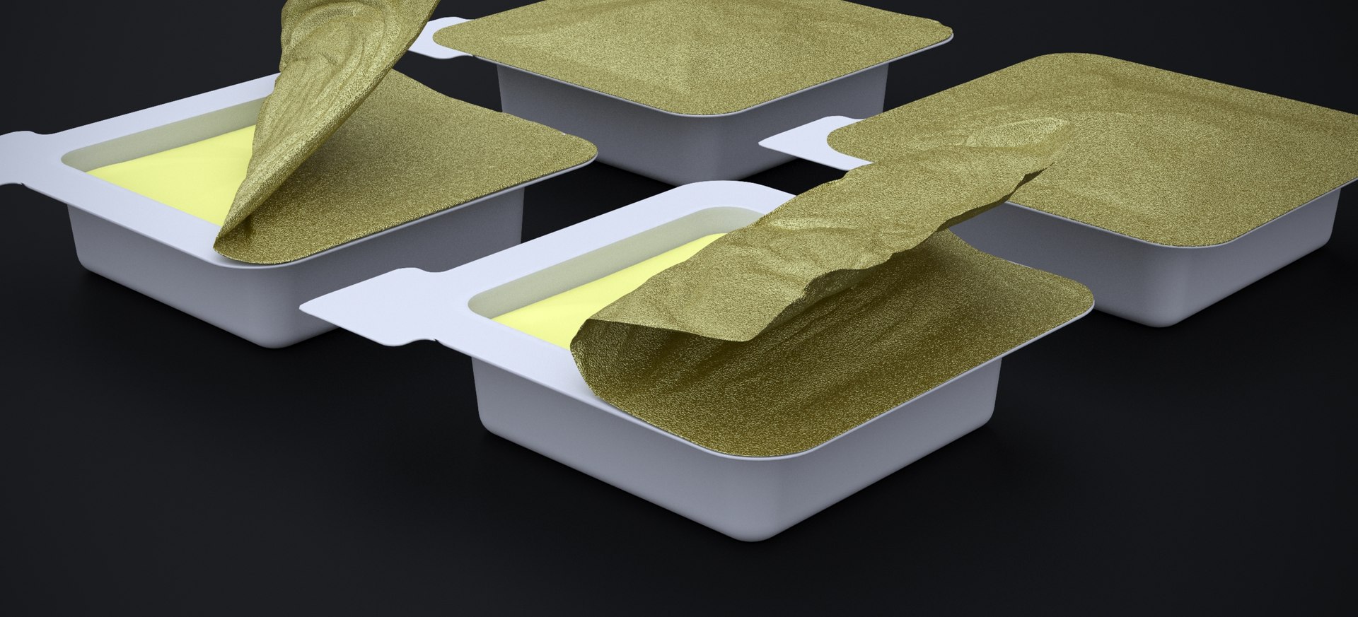 BUTTER SINGLE SERVE PACKAGE 2024 3D - TurboSquid 2239854