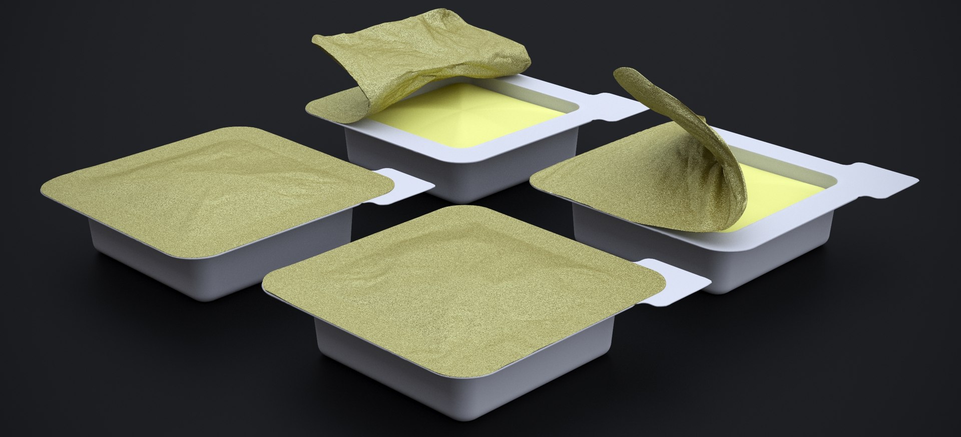 BUTTER SINGLE SERVE PACKAGE 2024 3D - TurboSquid 2239854