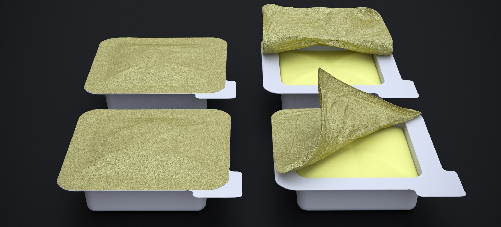 BUTTER SINGLE SERVE PACKAGE 2024 3D - TurboSquid 2239854