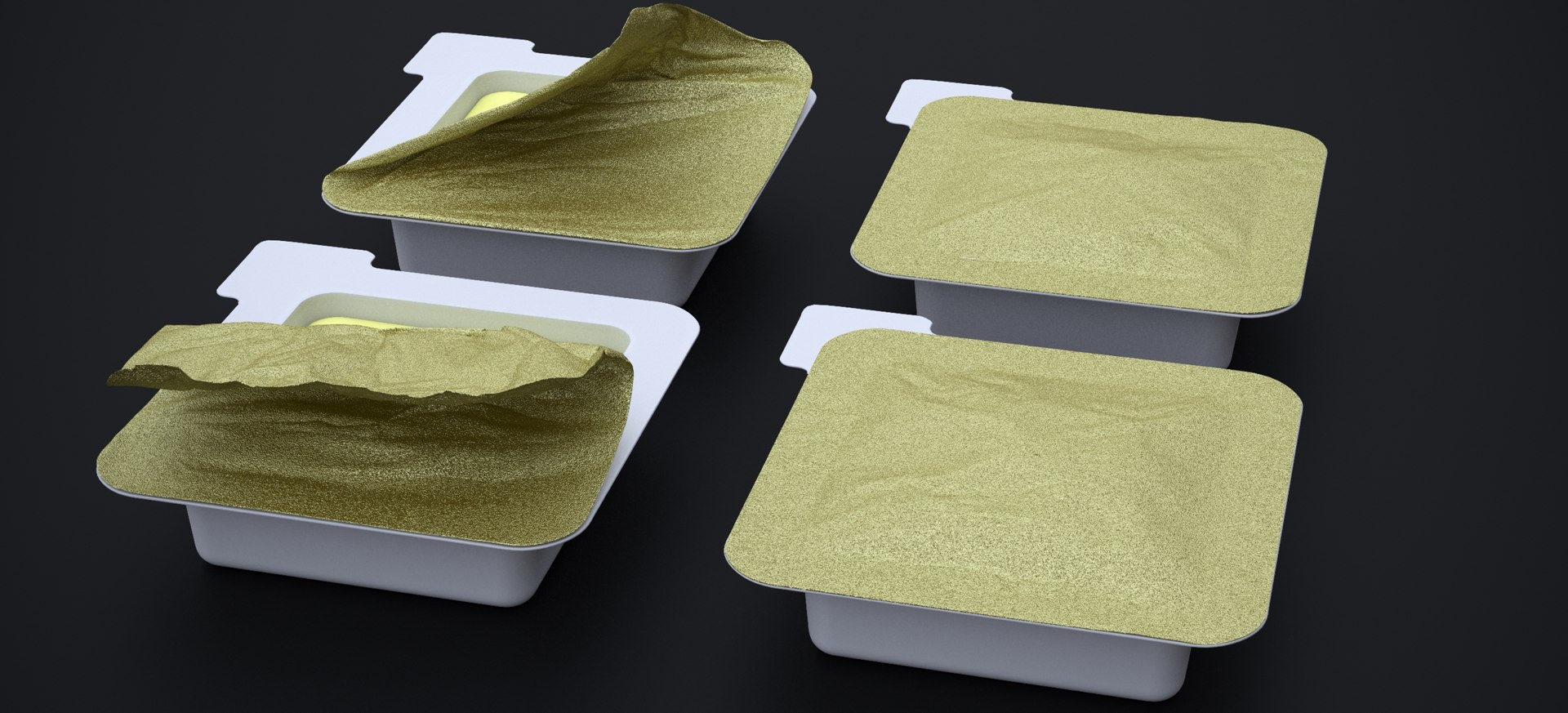 BUTTER SINGLE SERVE PACKAGE 2024 3D - TurboSquid 2239854