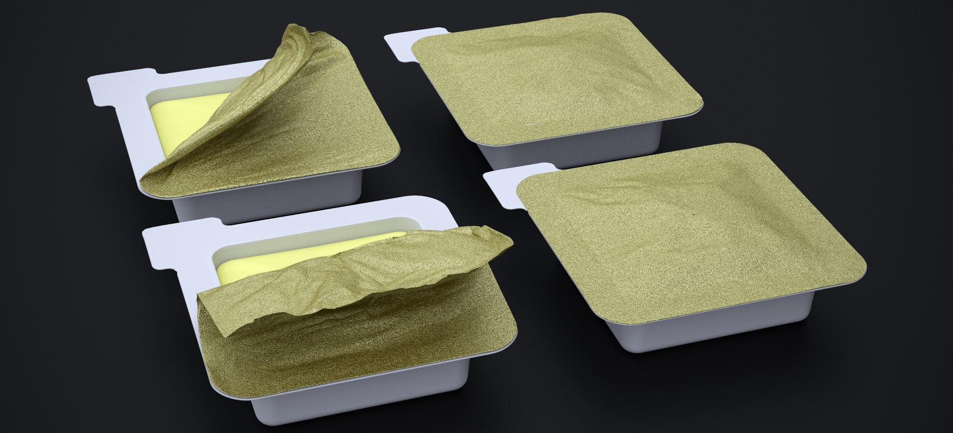 BUTTER SINGLE SERVE PACKAGE 2024 3D - TurboSquid 2239854