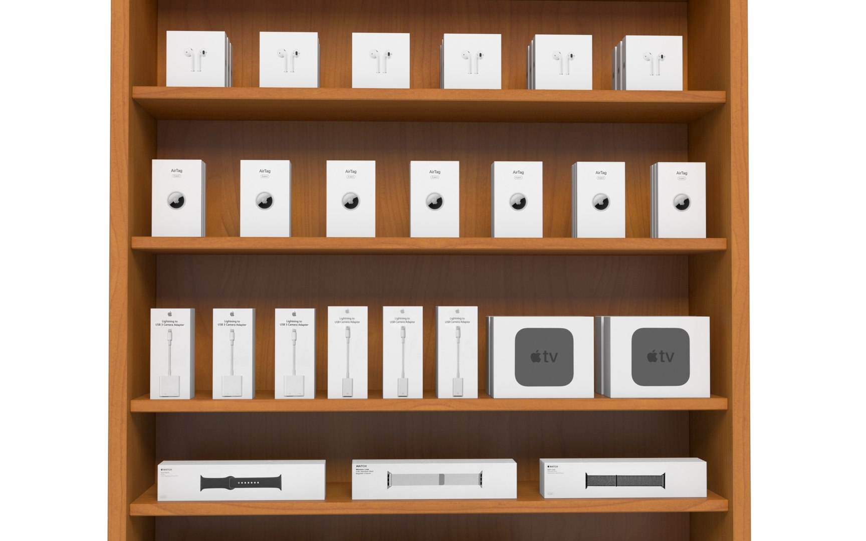 Shop Shelving Electronics 4 3D - TurboSquid 1823234