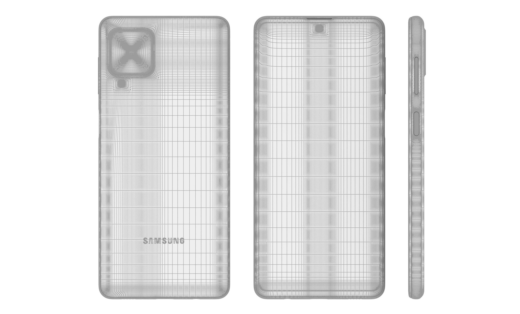 Samsung Galaxy M62 Laser Gray Model - TurboSquid 1724901