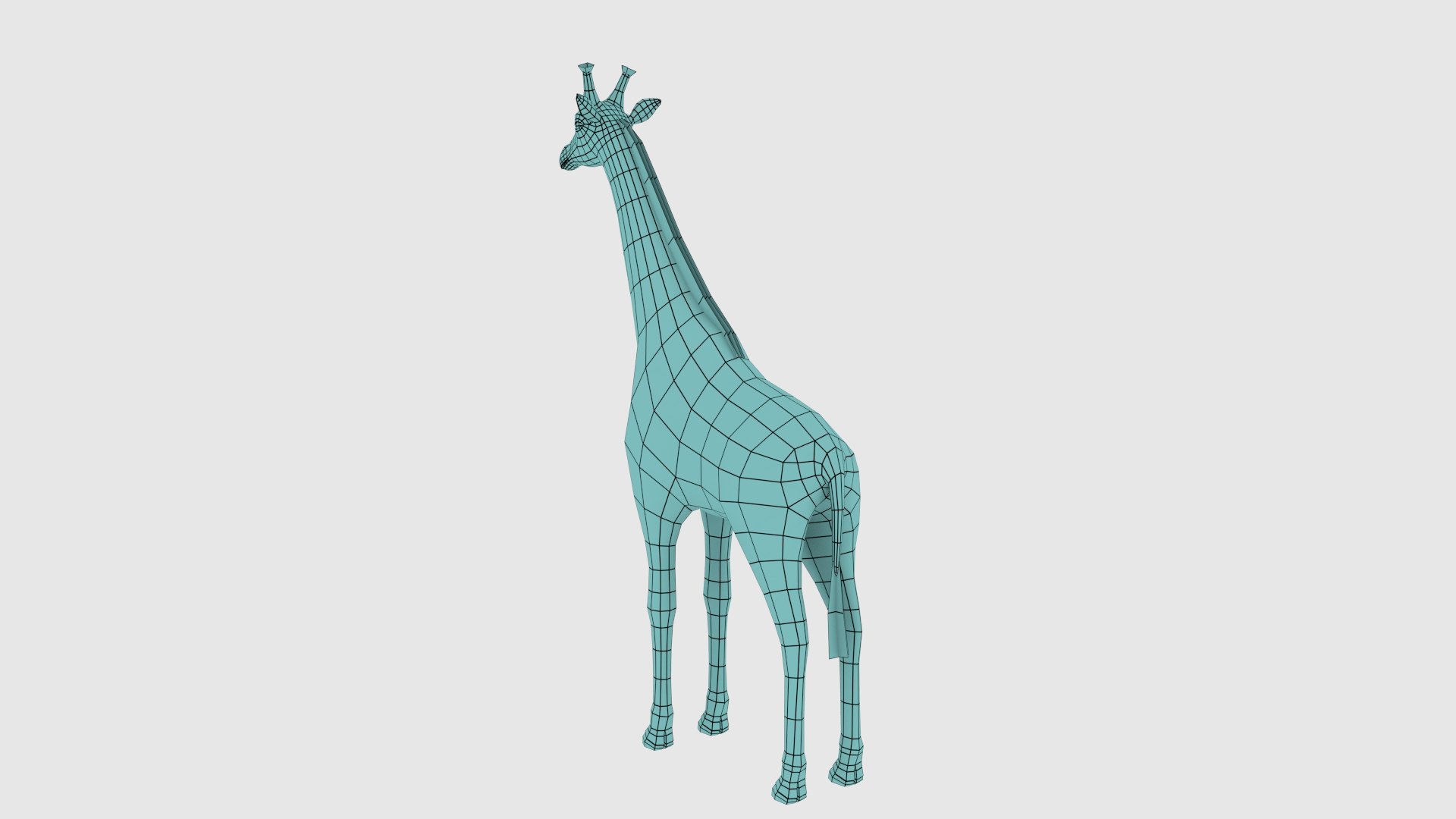 Giraffe Low Poly 3D Model - TurboSquid 1744961