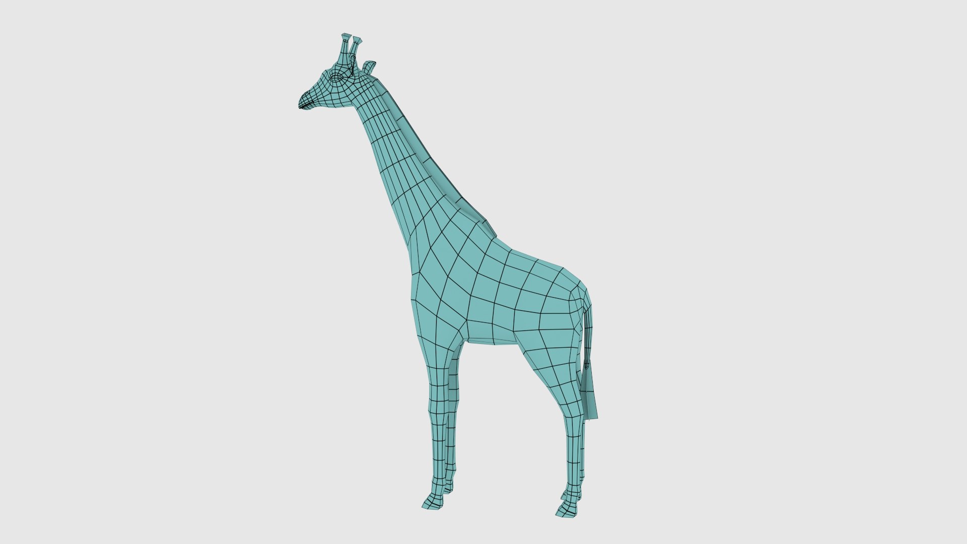 Giraffe Low Poly 3D Model - TurboSquid 1744961