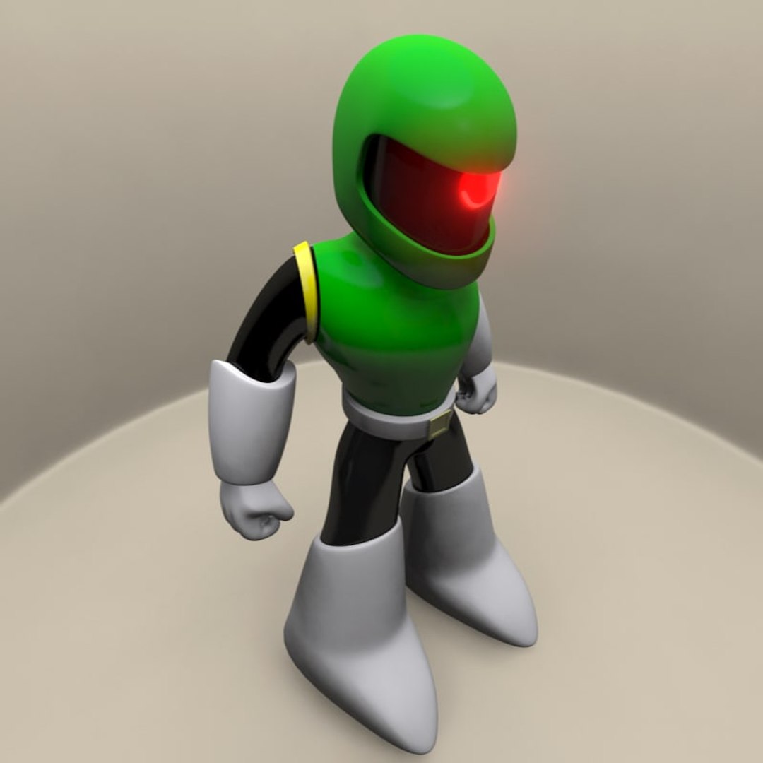 sniper rider joe megaman 3d model