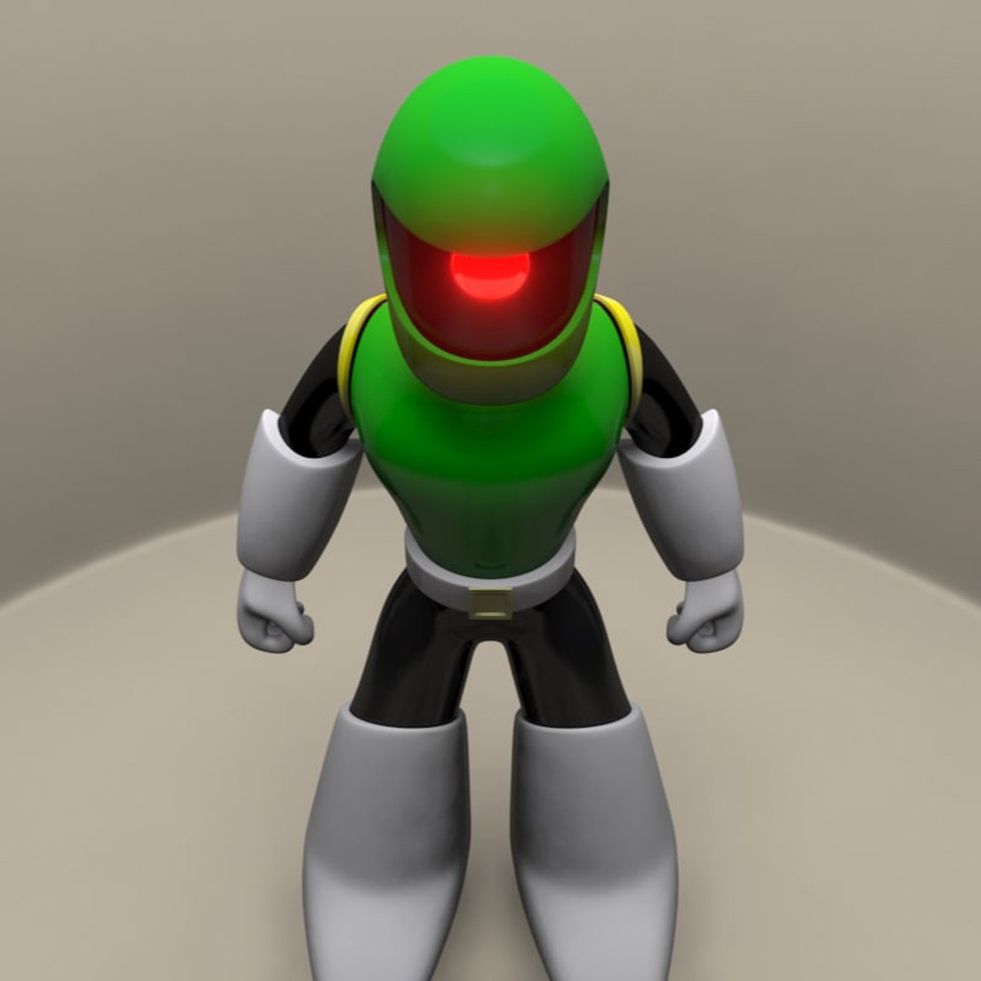 sniper rider joe megaman 3d model