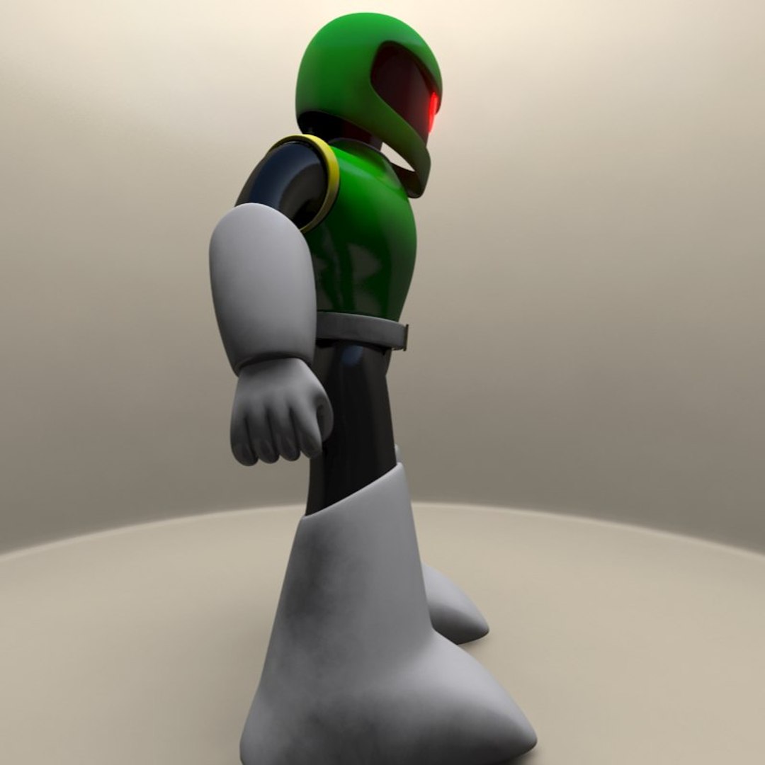 sniper rider joe megaman 3d model