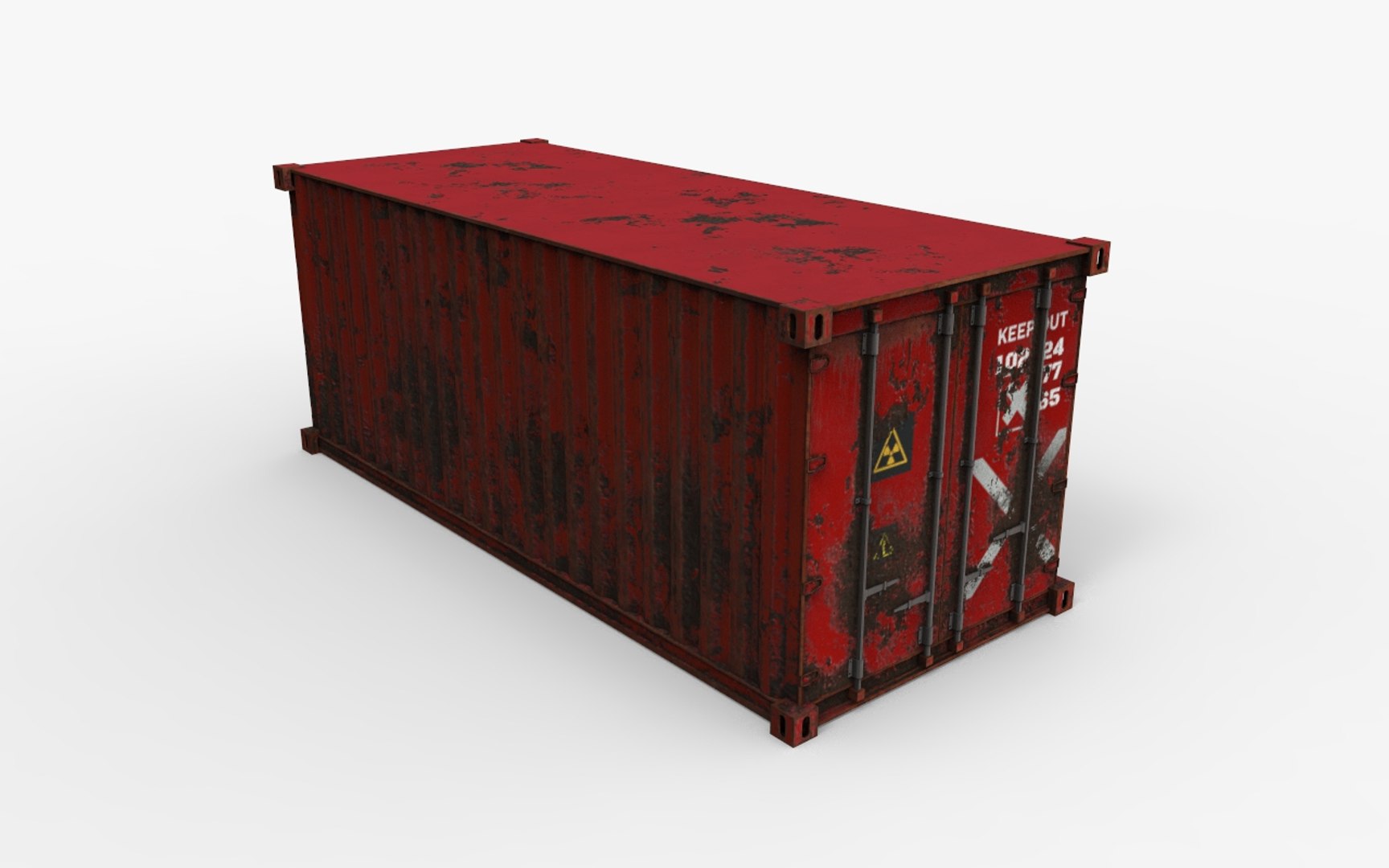 3D Dirty Container - TurboSquid 1426955