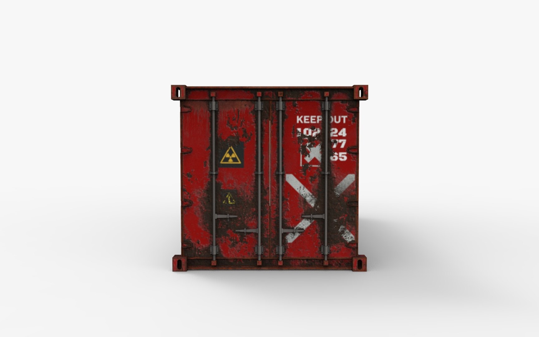 3D Dirty Container - TurboSquid 1426955