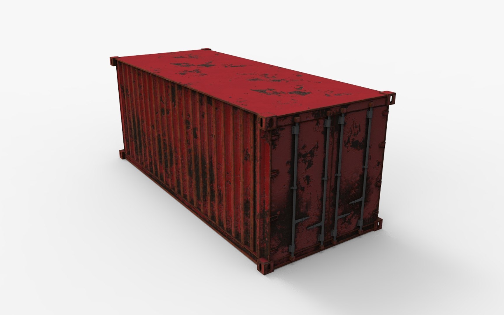 3D Dirty Container - TurboSquid 1426955