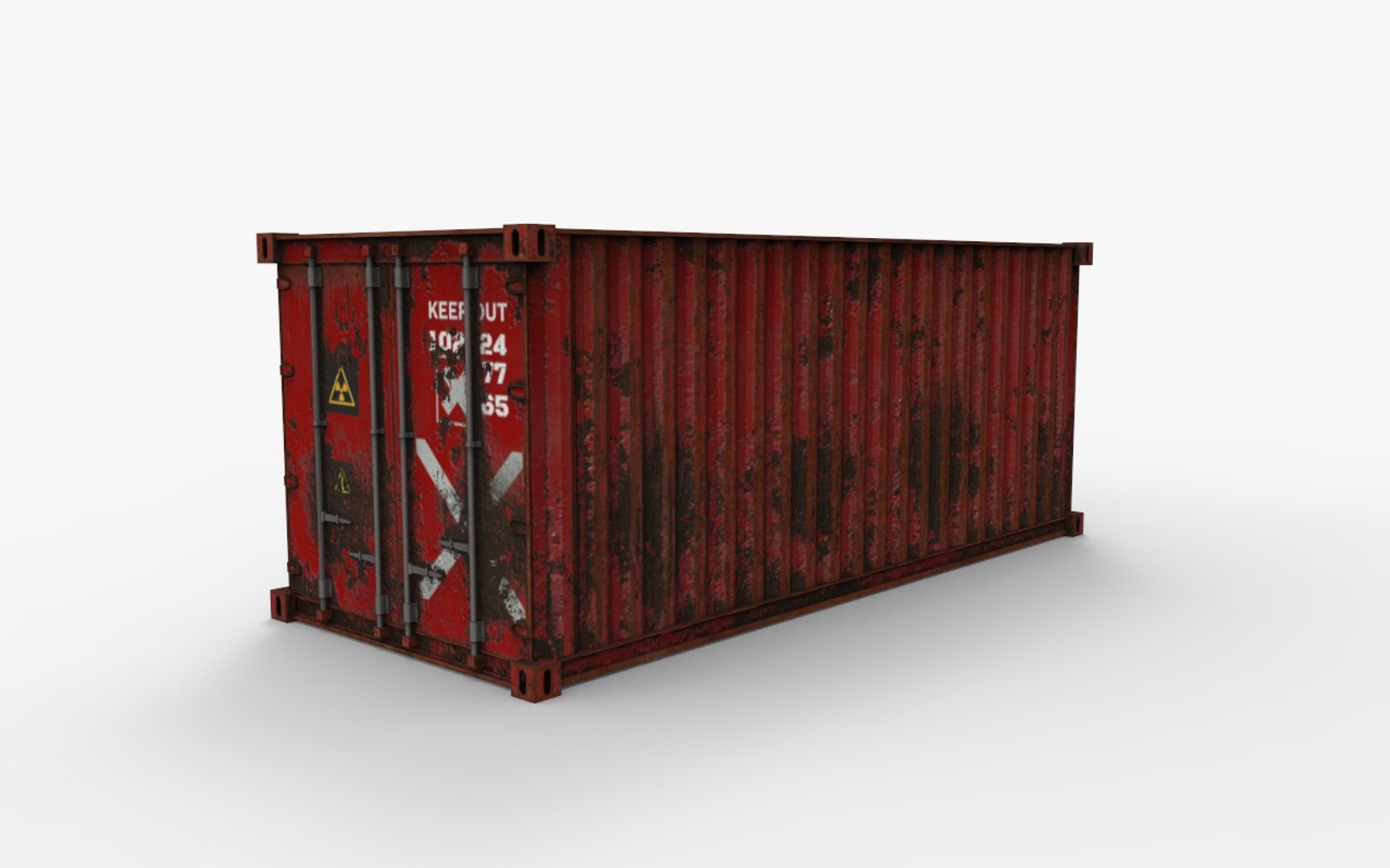 3D Dirty Container - TurboSquid 1426955