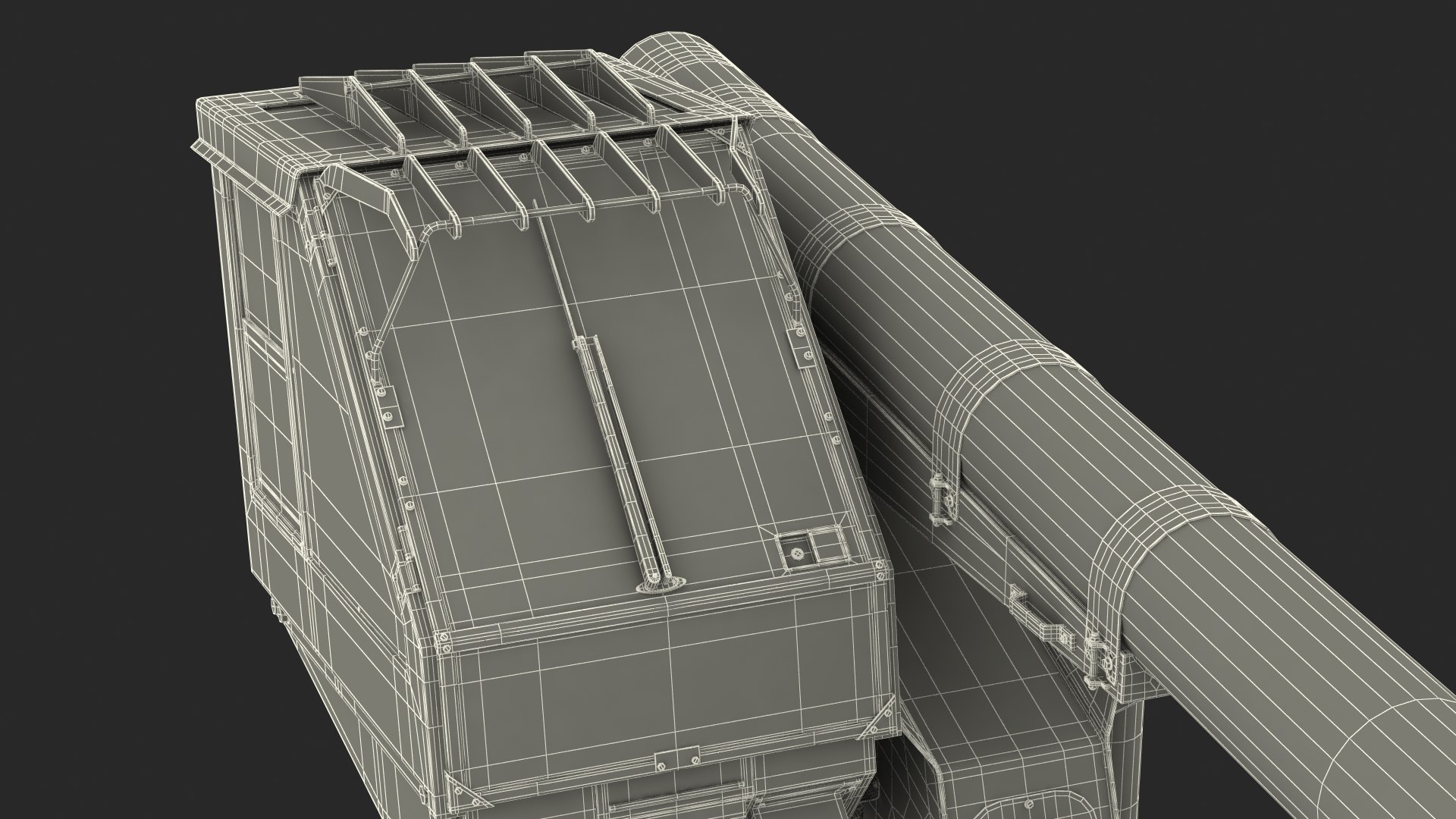 3D Hydraulic Tree Cutting Vehicle With Boom Arm Red Dirt - TurboSquid ...