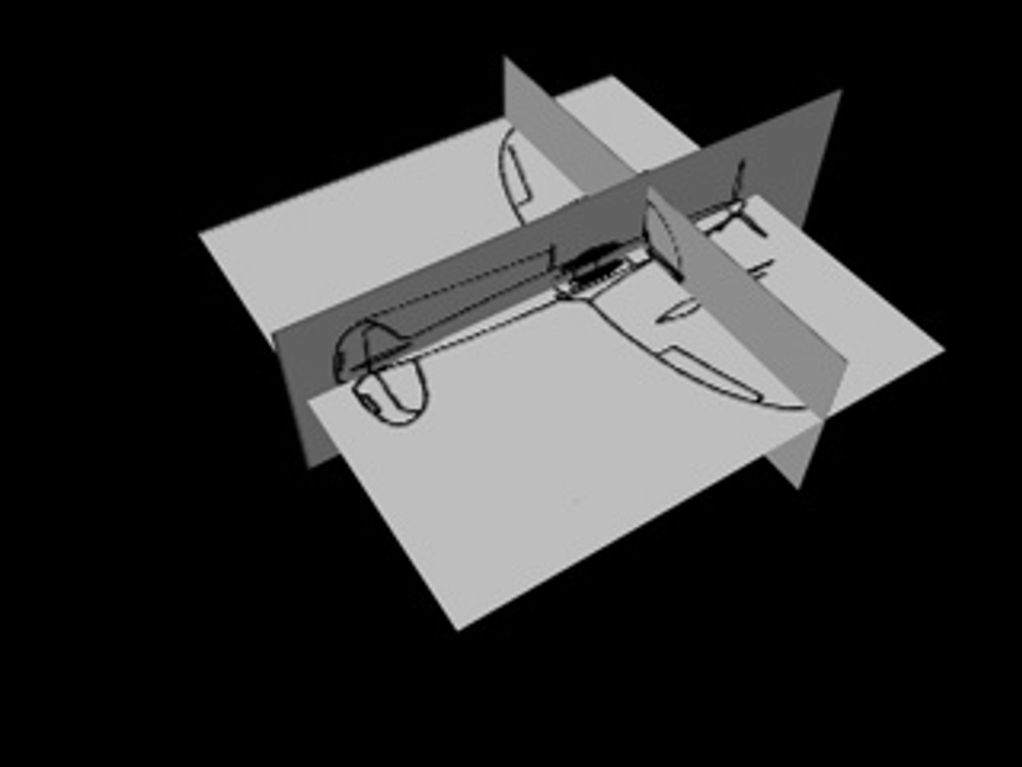 3d blueprints uk spitfire model