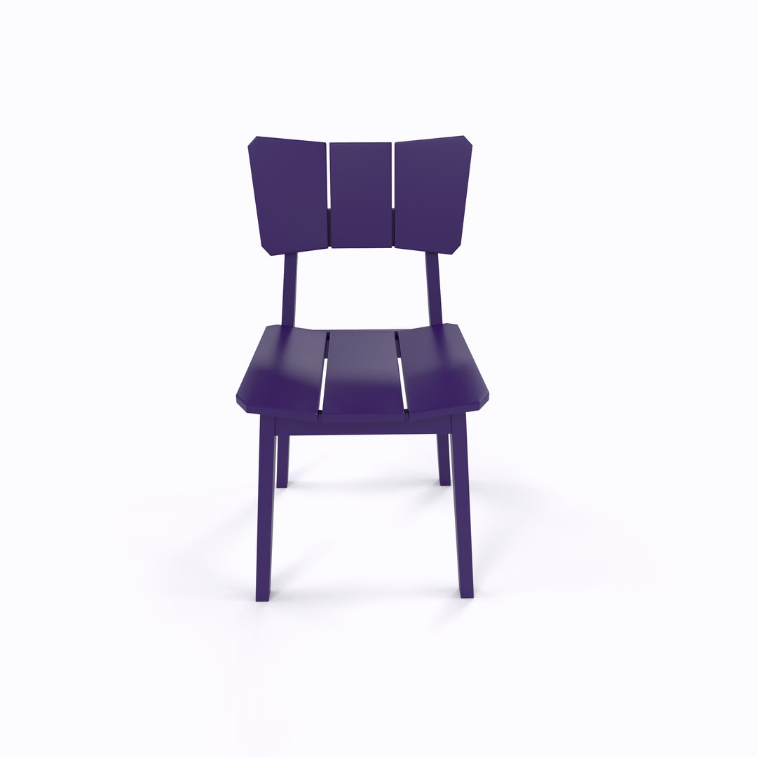 3D Wood Chair Color - TurboSquid 1733215