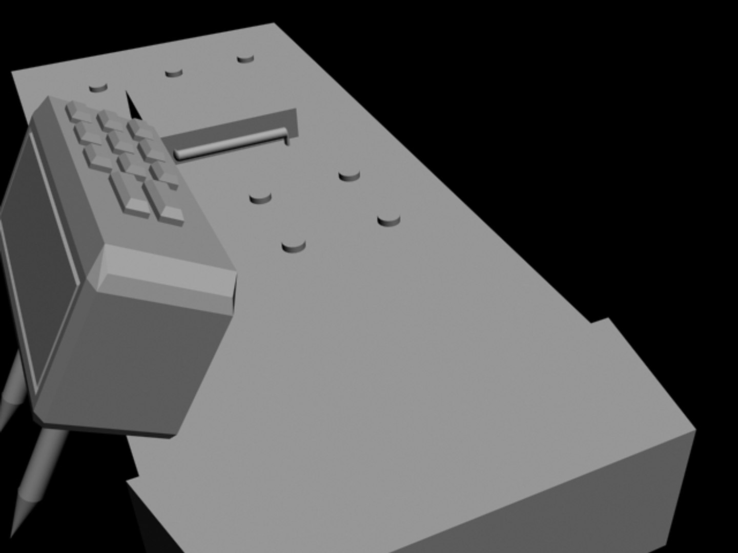 c4 detonator! 3d model