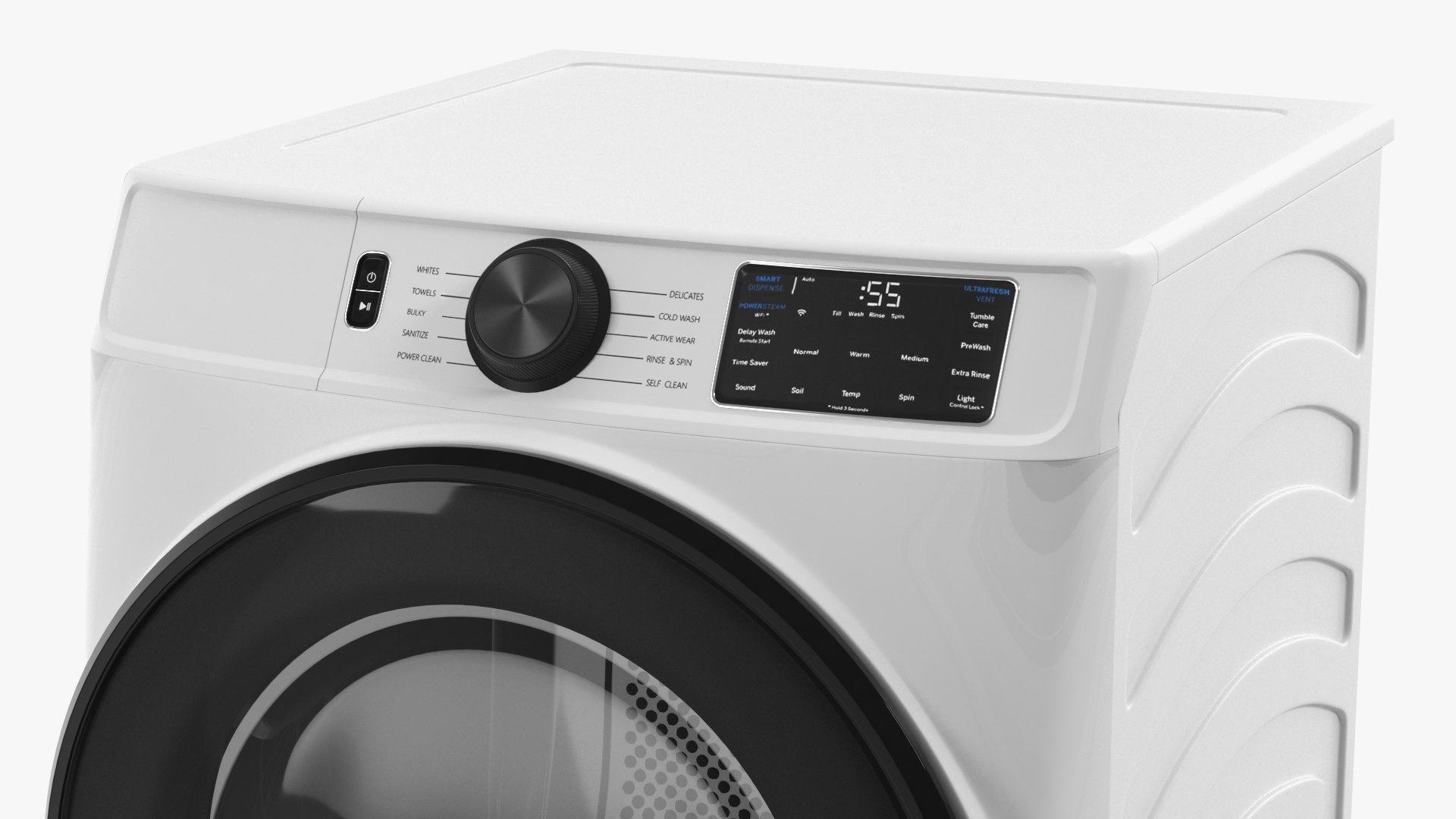 3D Model Modern Dryer White - TurboSquid 2178975
