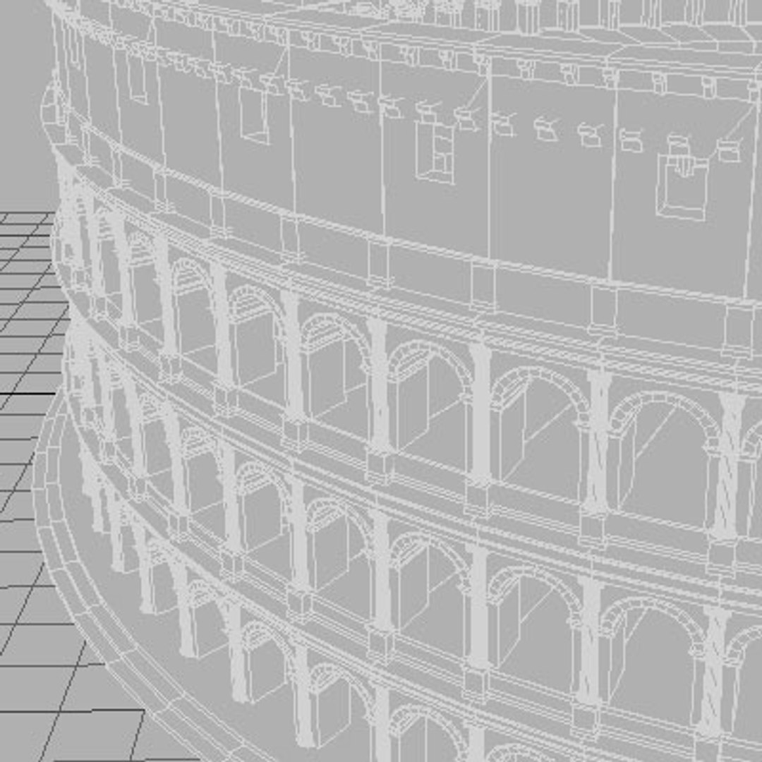 3d Rome Colosseum Model