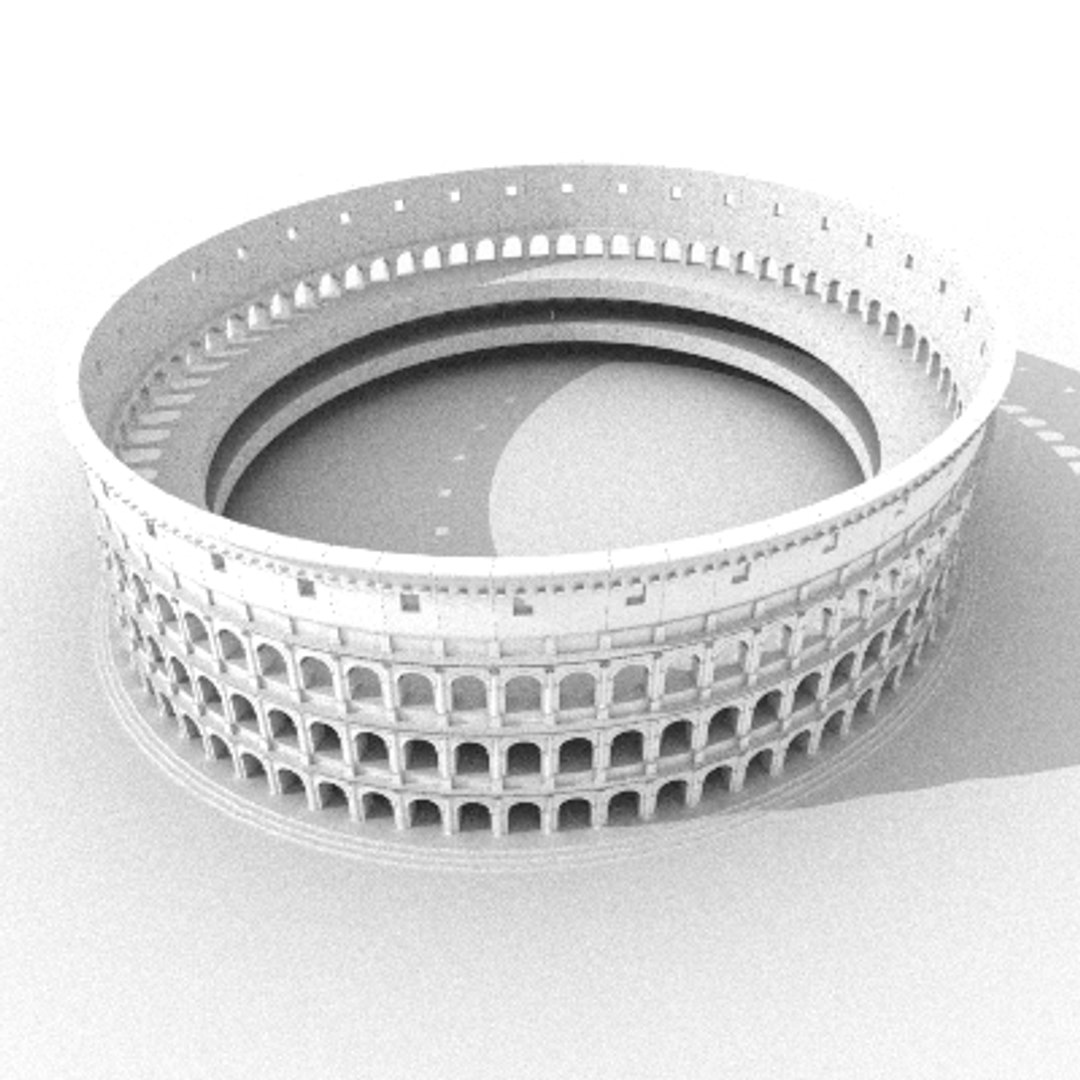 3d Rome Colosseum Model