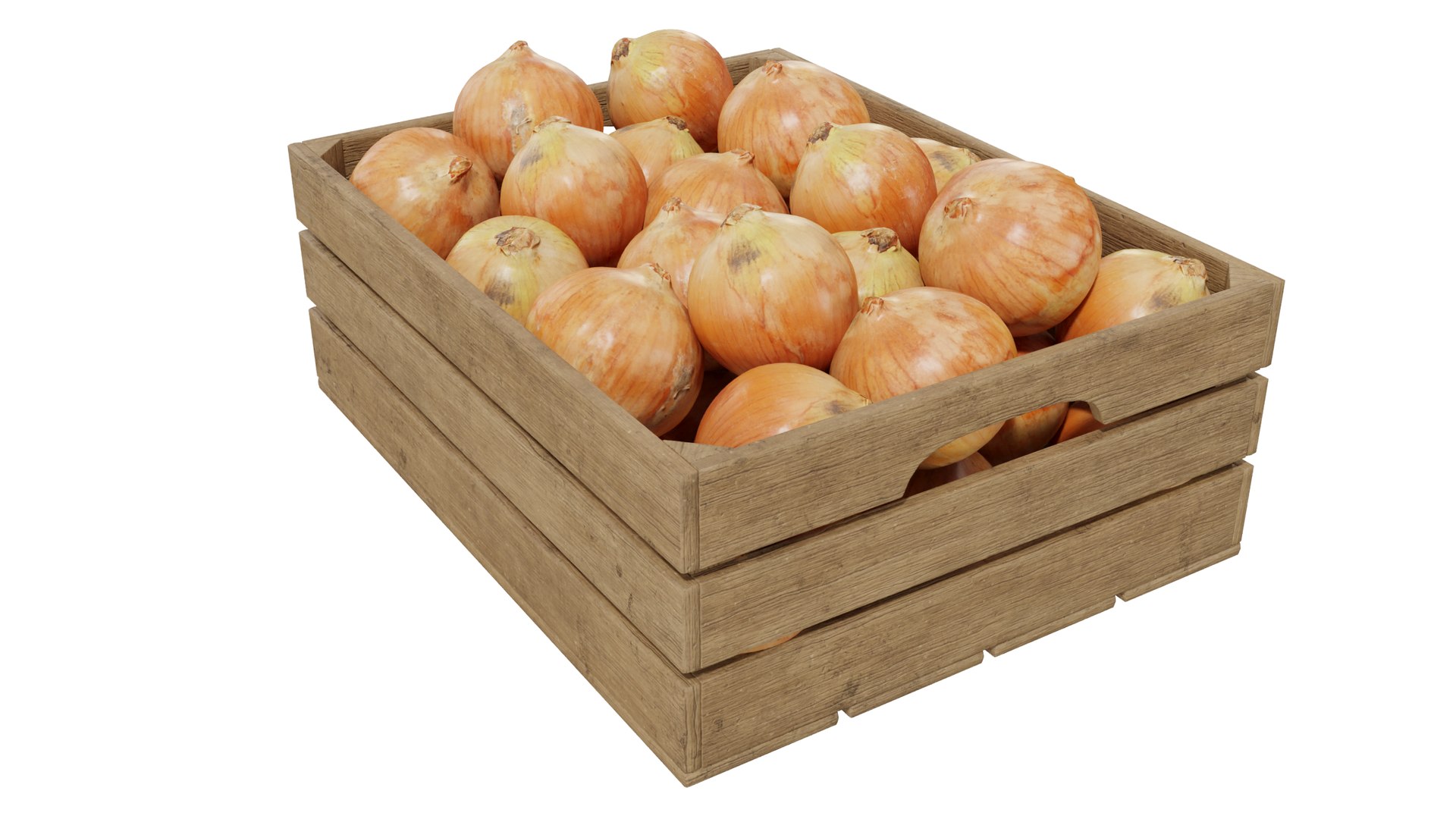 3D Onion Crates - TurboSquid 1967374