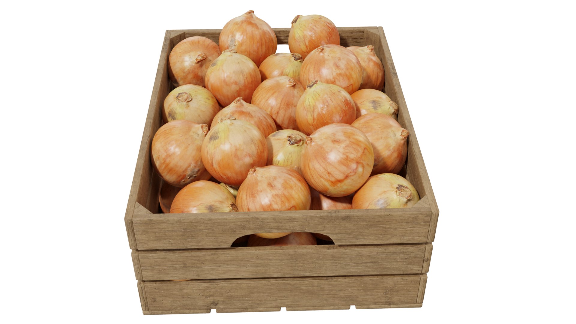 3D Onion Crates - TurboSquid 1967374