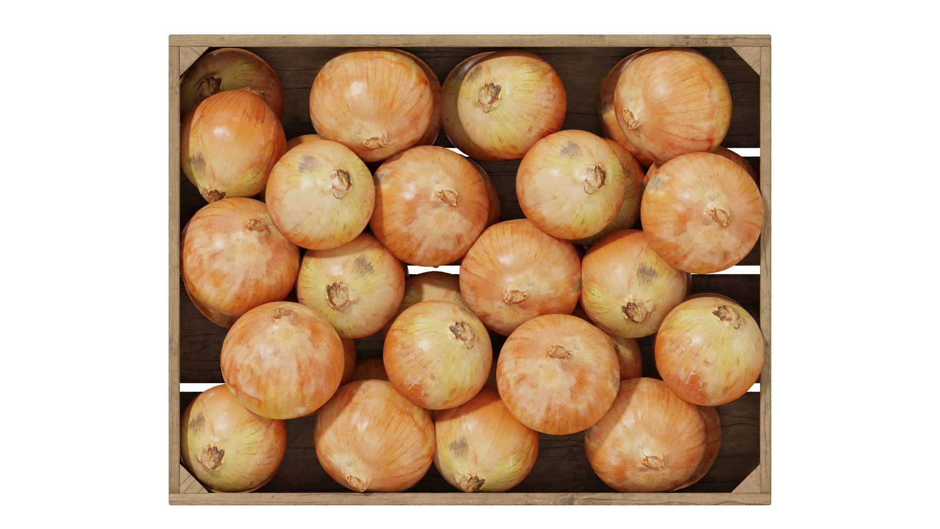 3D Onion Crates - TurboSquid 1967374