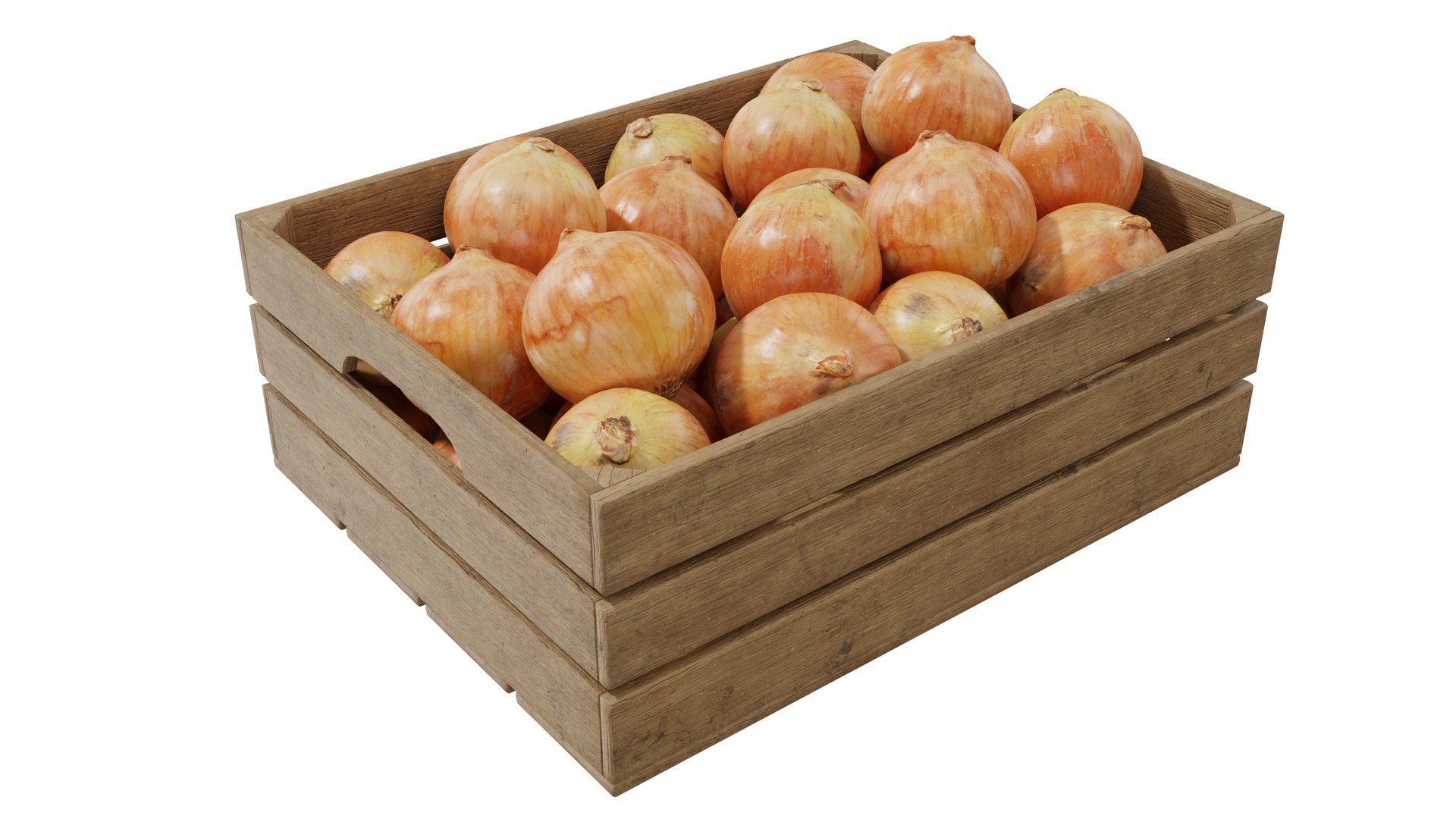 3D Onion Crates - TurboSquid 1967374