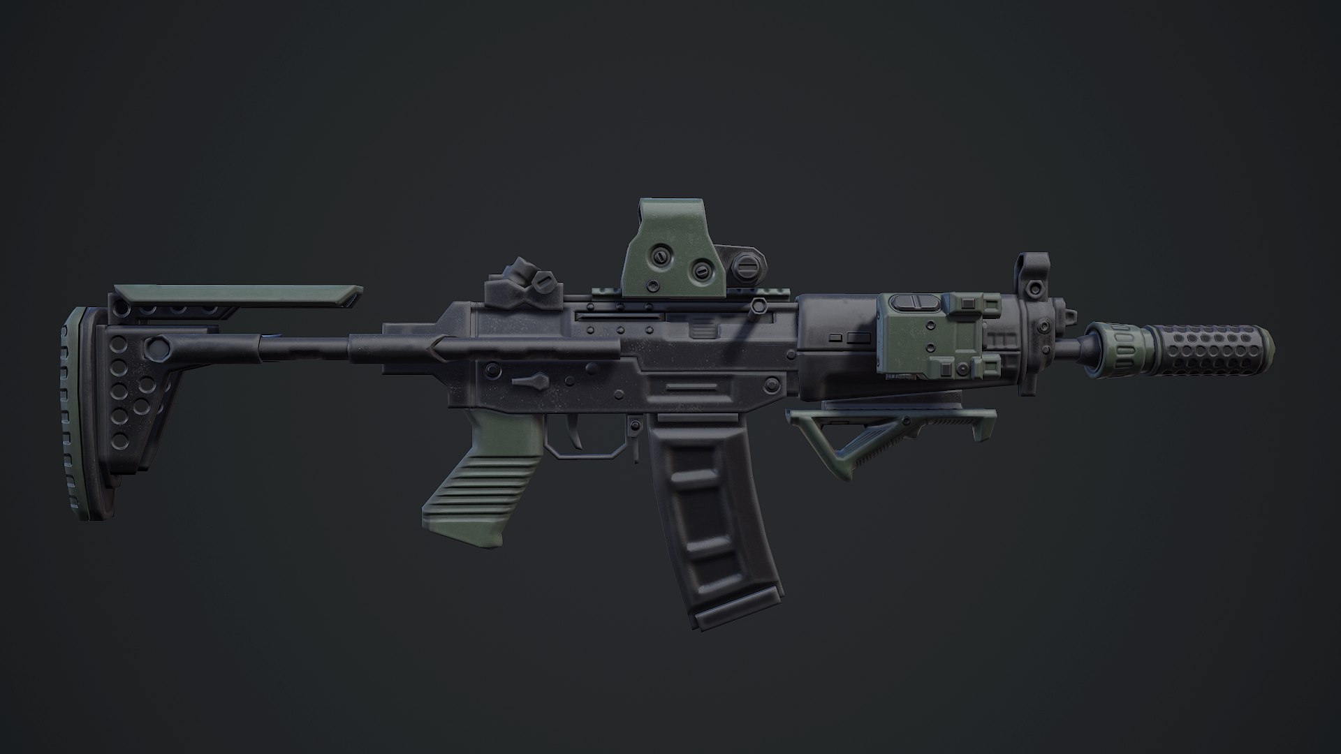 SIG SG552 MOD1 PACK 3D - TurboSquid 1806303