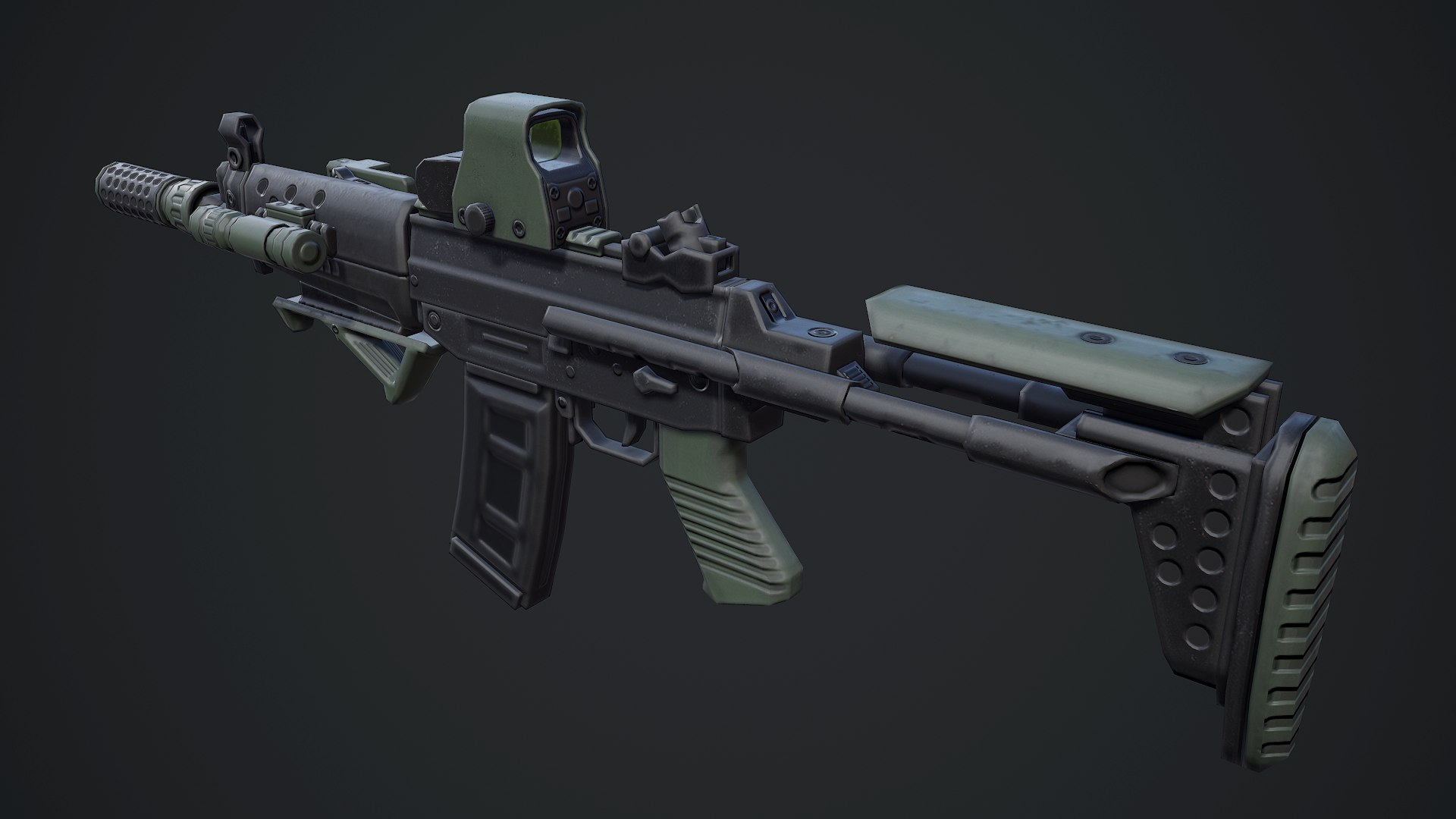 SIG SG552 MOD1 PACK 3D - TurboSquid 1806303