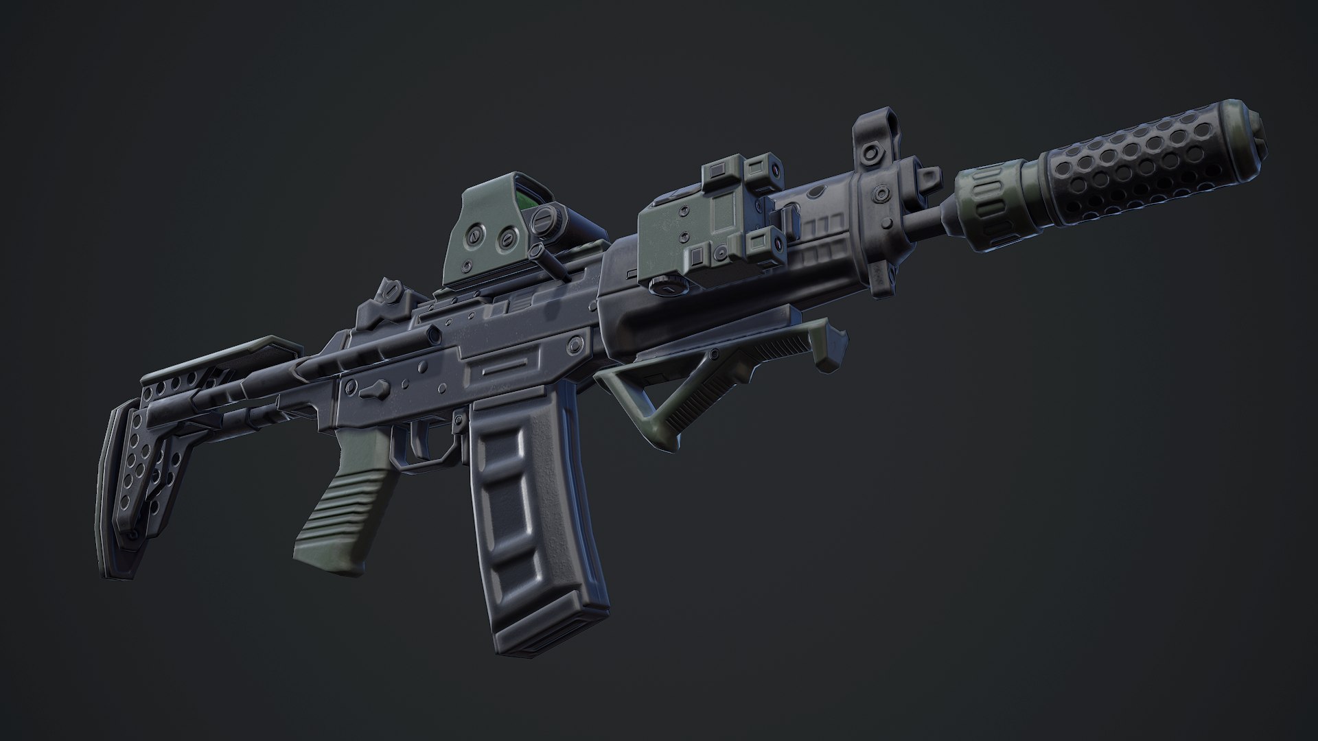 SIG SG552 MOD1 PACK 3D - TurboSquid 1806303