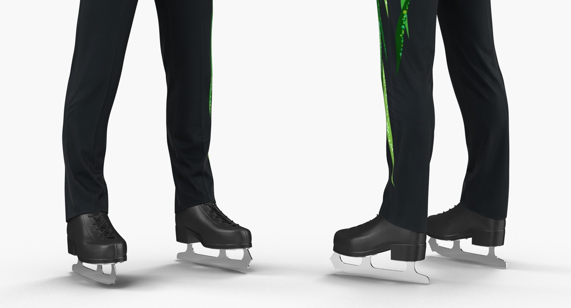 Male Figure Skater Costume 3d Max